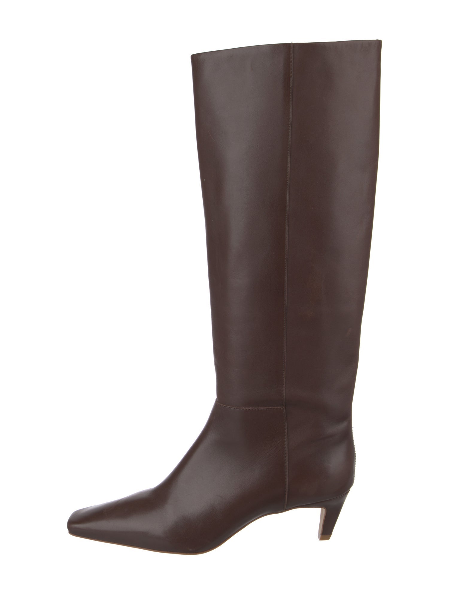 Reformation Leather Riding Boots - Brown Boots, Shoes - WRFMN211920 ...