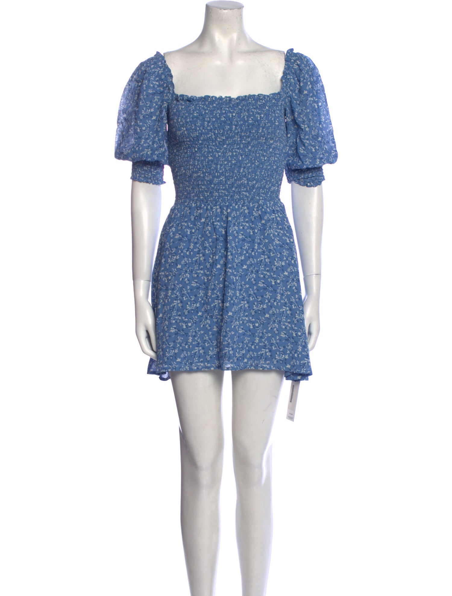 Reformation Animal Print Midi Length Dress - Blue Dresses, Clothing ...