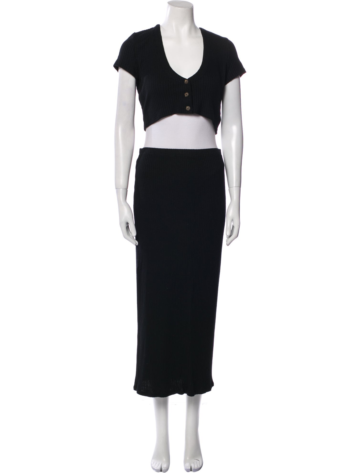 Reformation Skirt Set - Black Suits and Sets, Clothing - WRFMN231974 ...