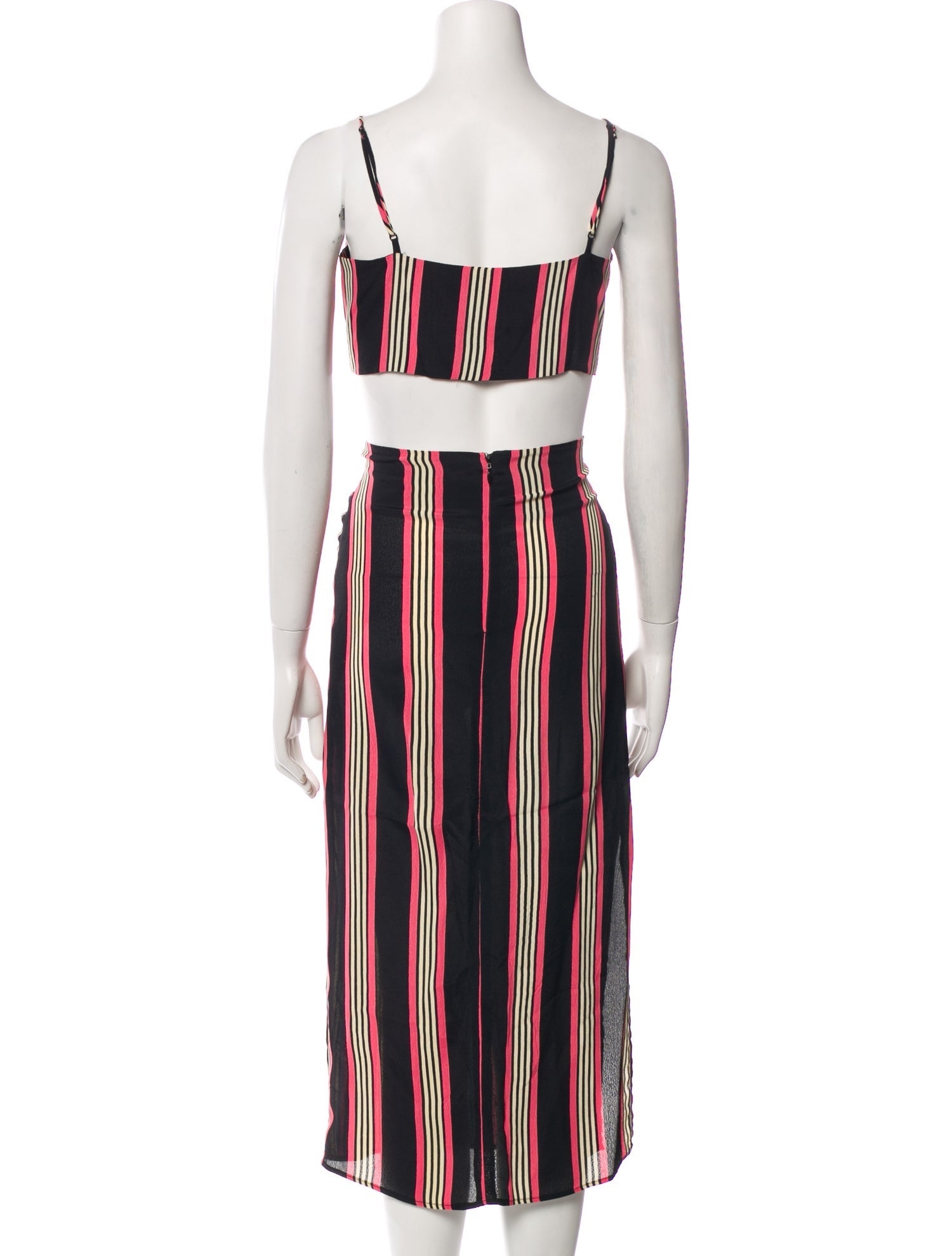 Reformation Striped Skirt Set - Black Suits and Sets, Clothing ...