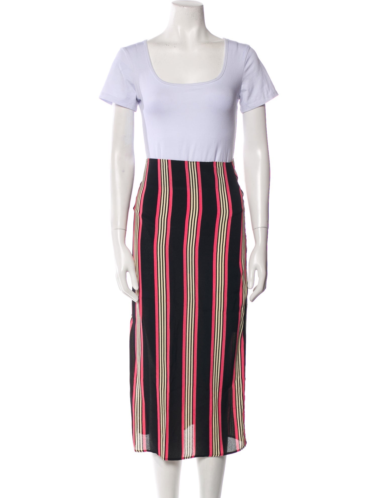 Reformation Striped Skirt Set - Black Suits and Sets, Clothing ...