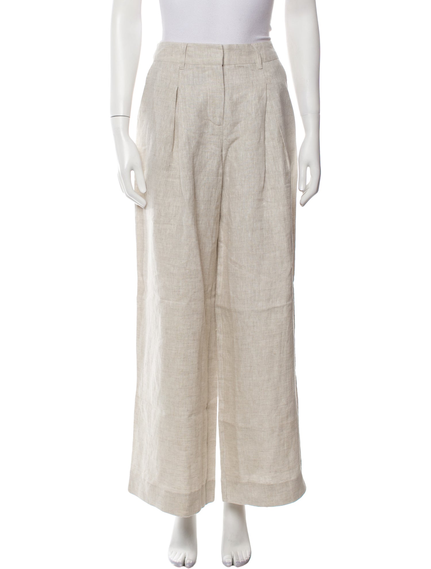 Reformation Linen Wide Leg Pants w/ Tags - Neutrals, 10.5" Rise Pants ...