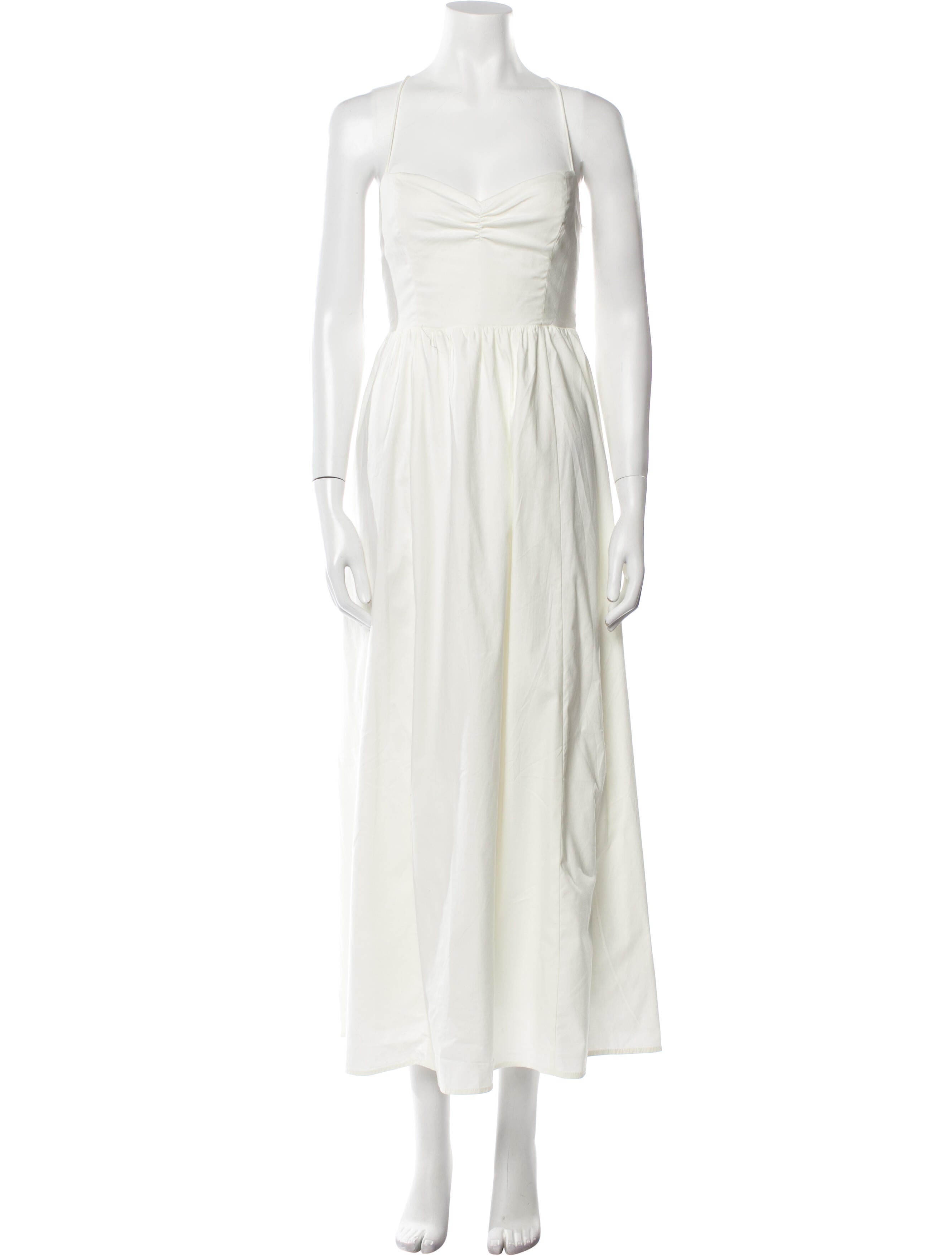 Reformation Square Neckline Long Dress w/ Tags - Neutrals Dresses ...