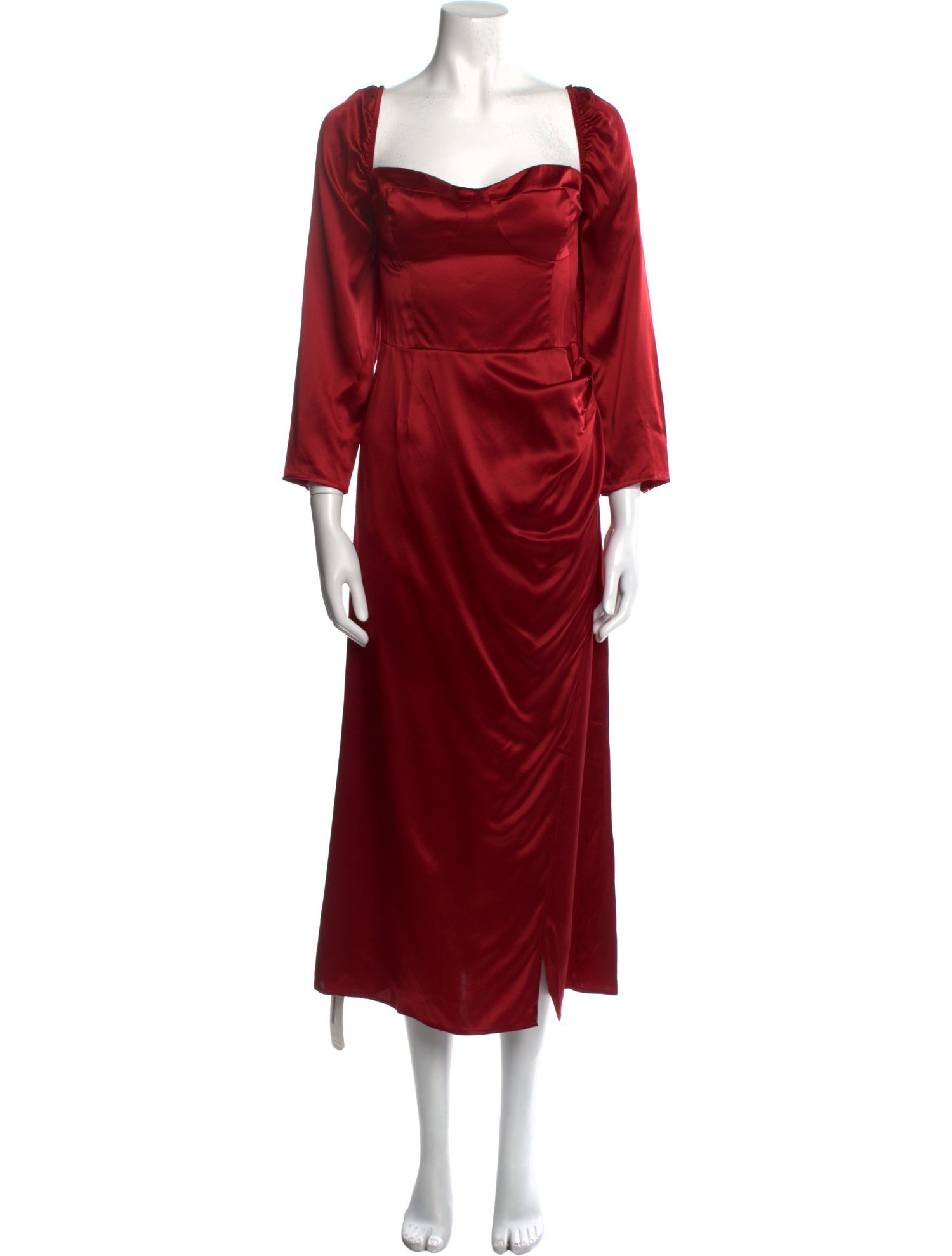 Reformation Silk Long Dress w/ Tags - Red Dresses, Clothing ...