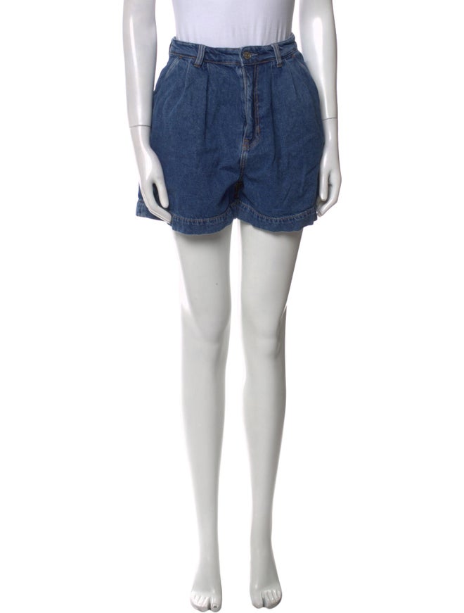 See by Chloé High-Rise Mini Shorts - Brown, 12.5" Rise Shorts, Clothing ...