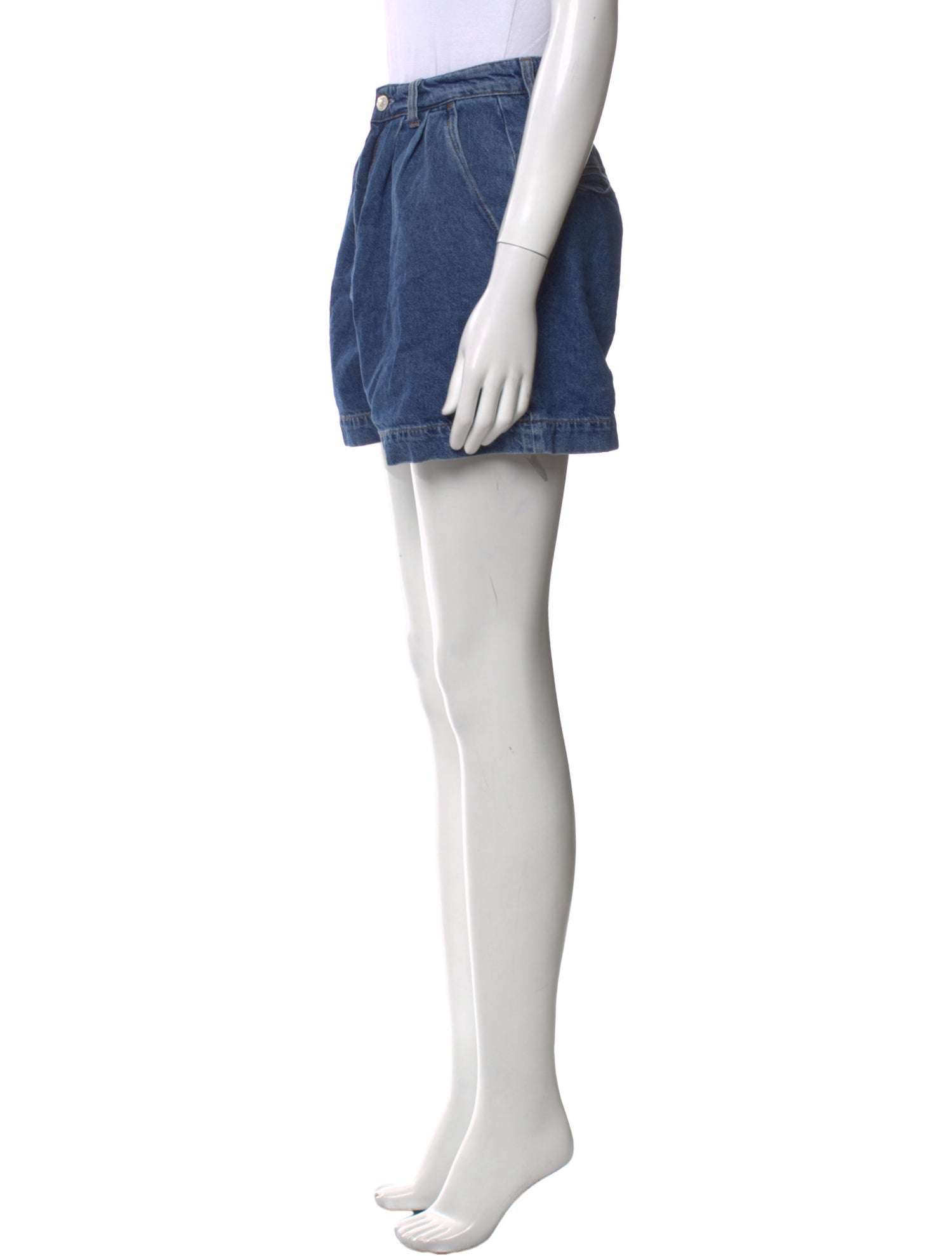 See by Chloé High-Rise Mini Shorts - Brown, 12.5" Rise Shorts, Clothing ...