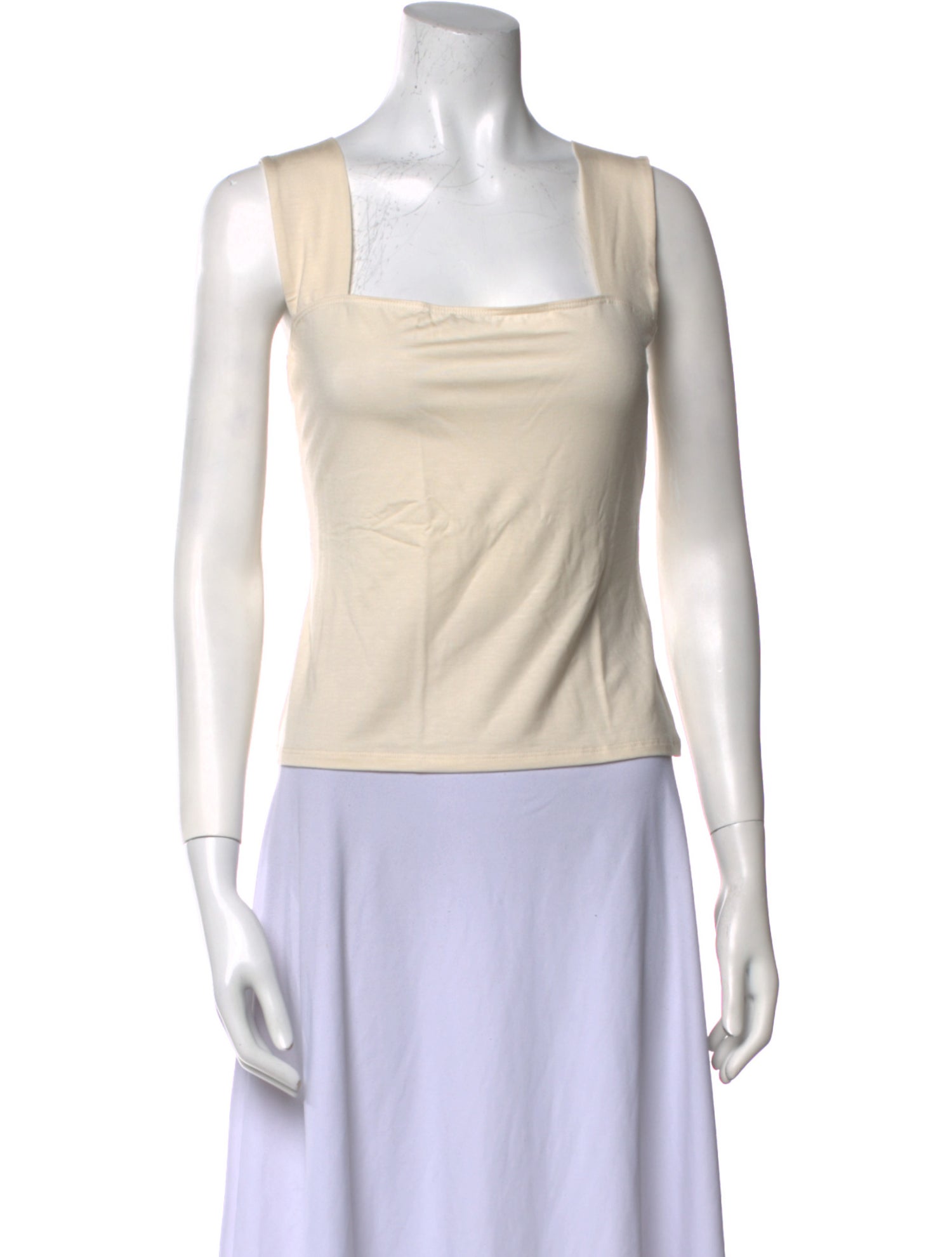 Reformation Square Neckline Sleeveless Top w/ Tags - White Tops ...