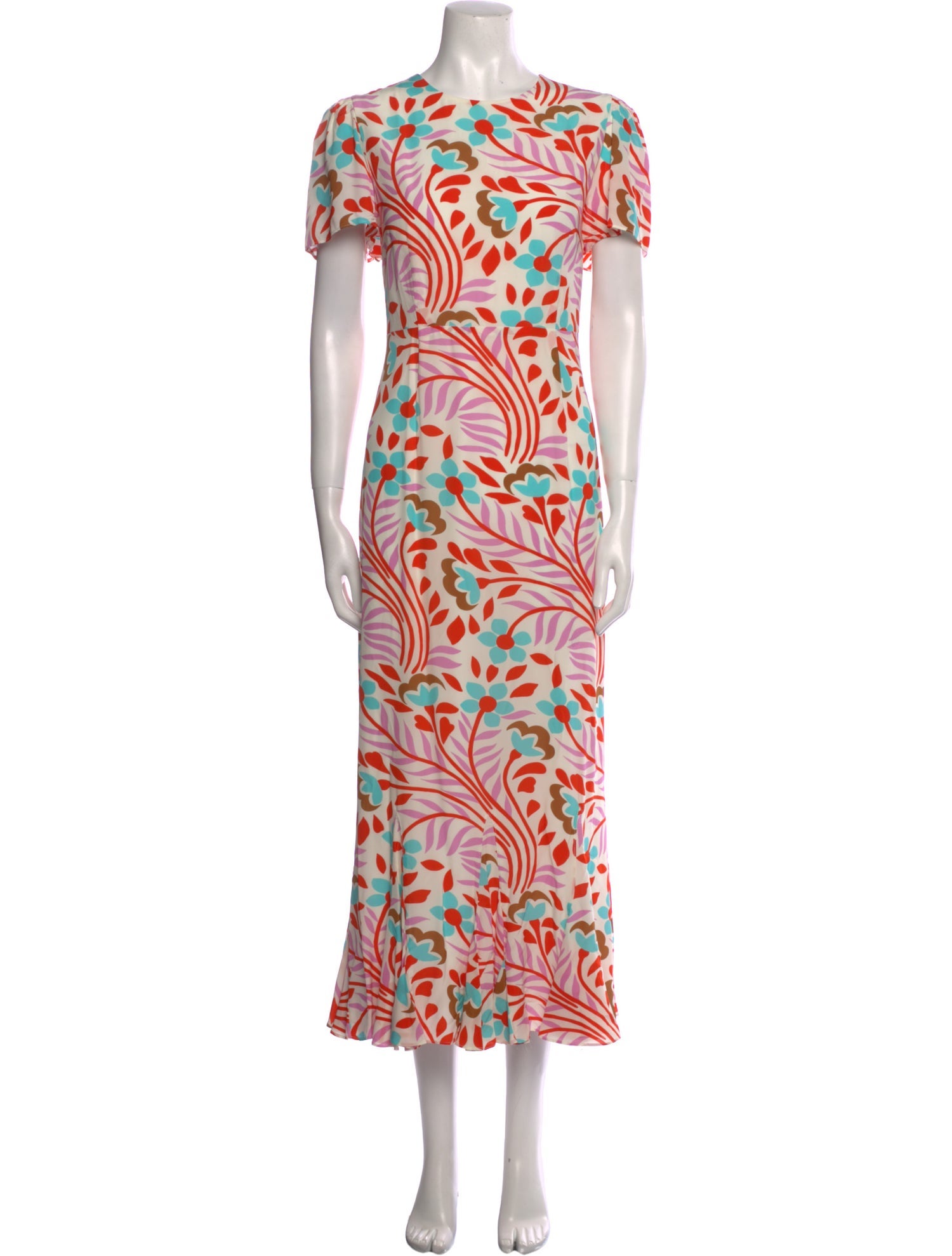 RHODE Printed Long Dress - White Dresses, Clothing - WRHOS37899 | The ...