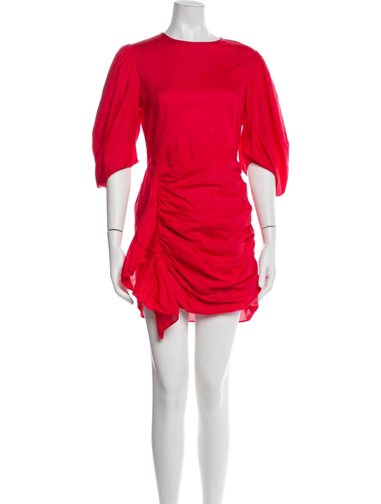 RHODE Crew Neck Mini Dress - Red Dresses, Clothing - WRHOS39386 | The ...