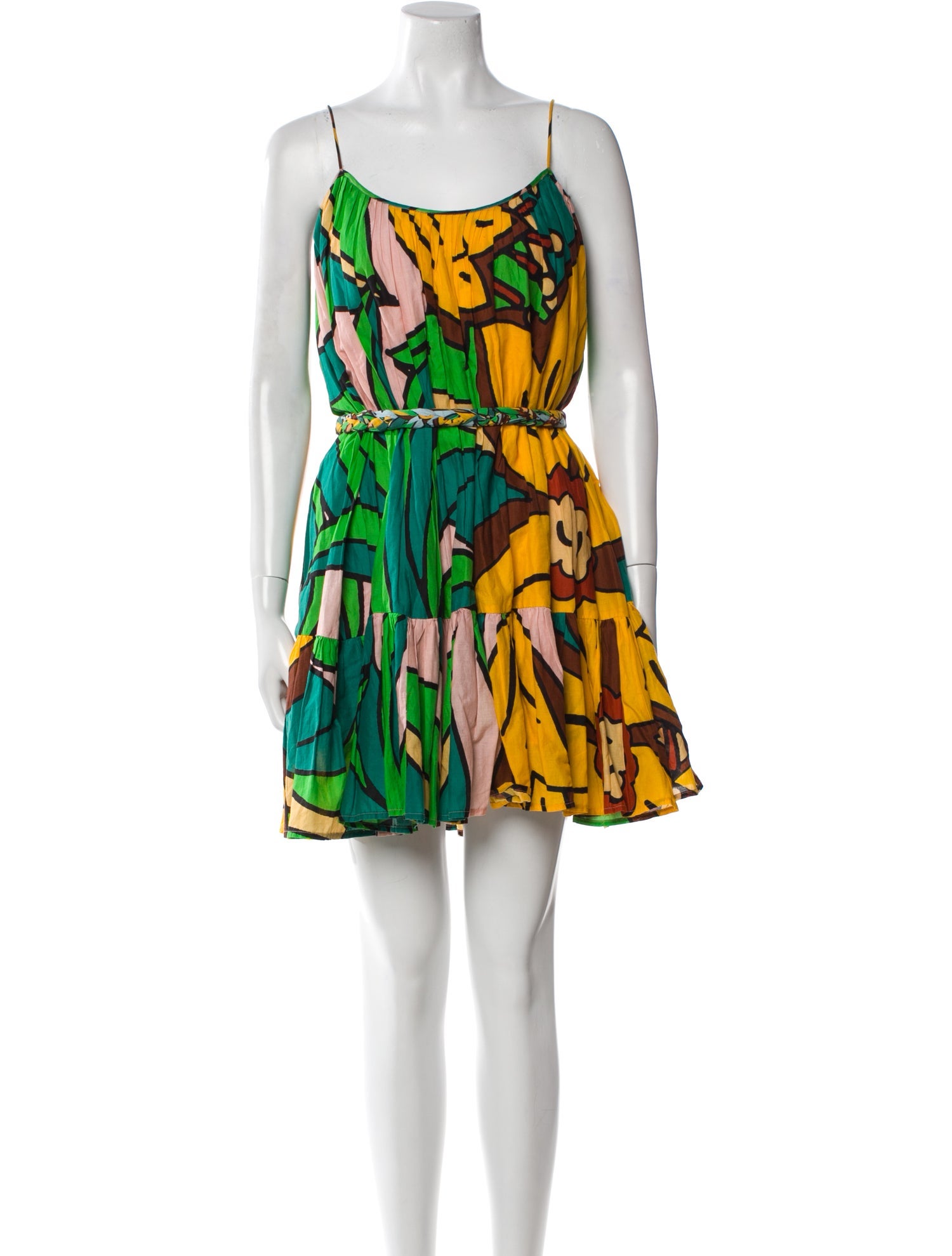 RHODE Printed Mini Dress - Purple Dresses, Clothing - WRHOS40277 | The ...