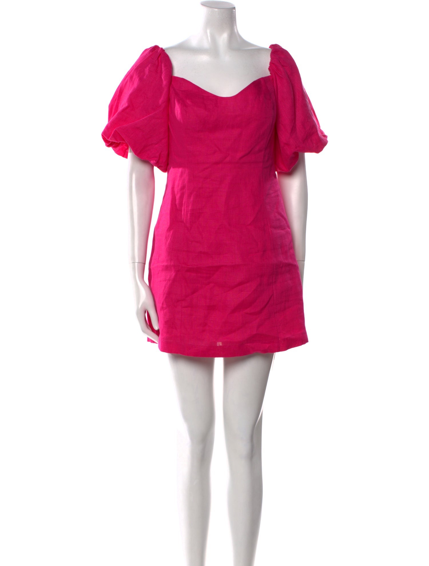 RHODE Linen Mini Dress - Red Dresses, Clothing - WRHOS40548 | The RealReal