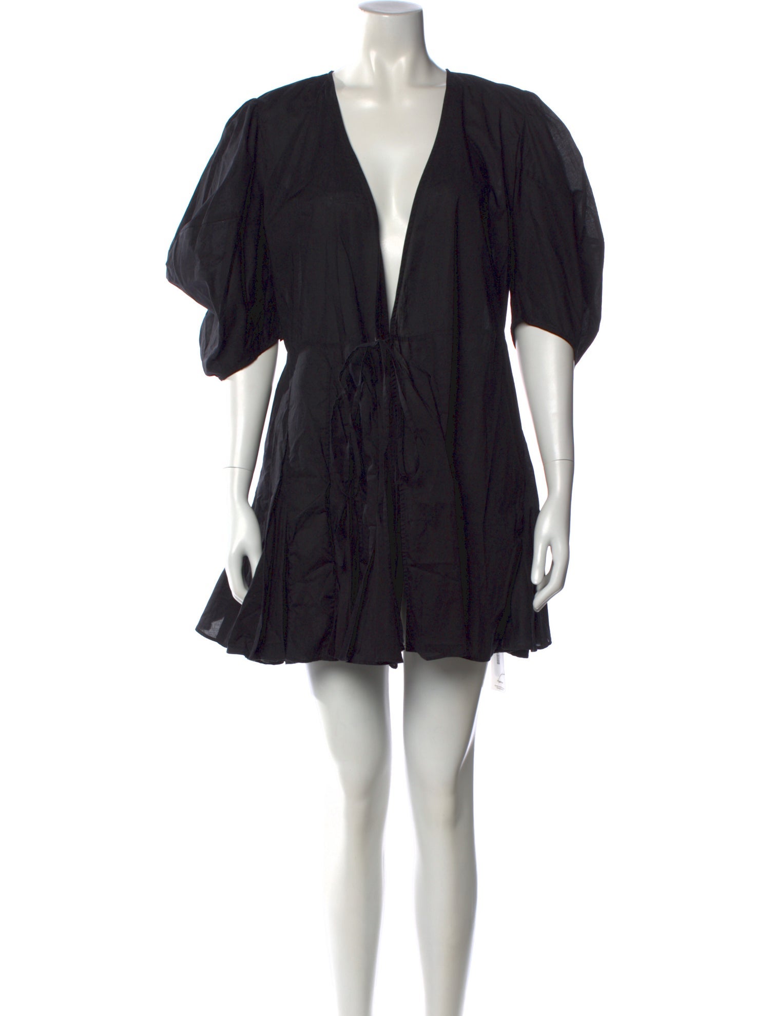 RHODE V-Neck Mini Dress w/ Tags - Black Dresses, Clothing - WRHOS42383 ...