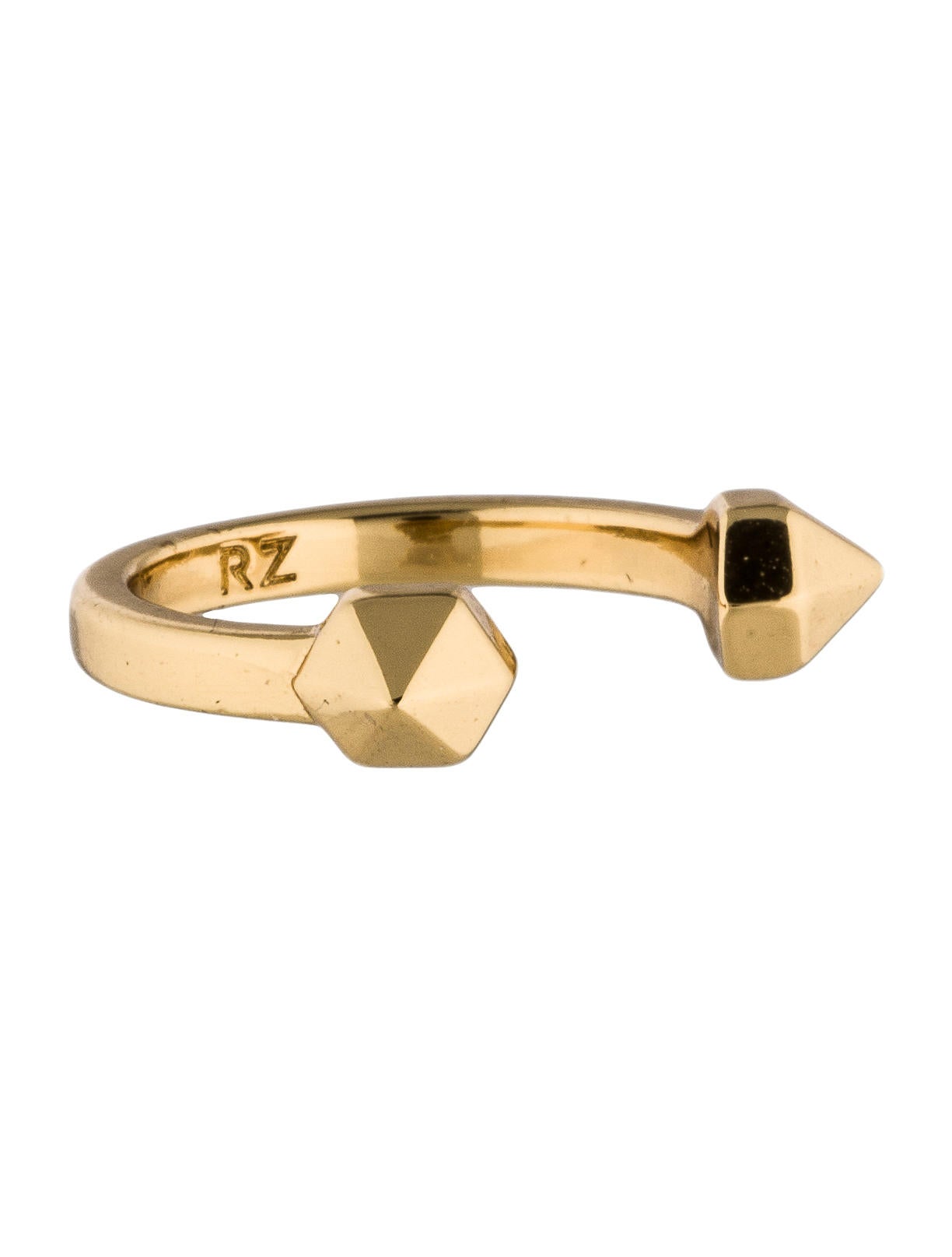 Rachel Zoe Spiked Ring - Gold-Tone Metal Band, Rings - WRL26159 | The ...