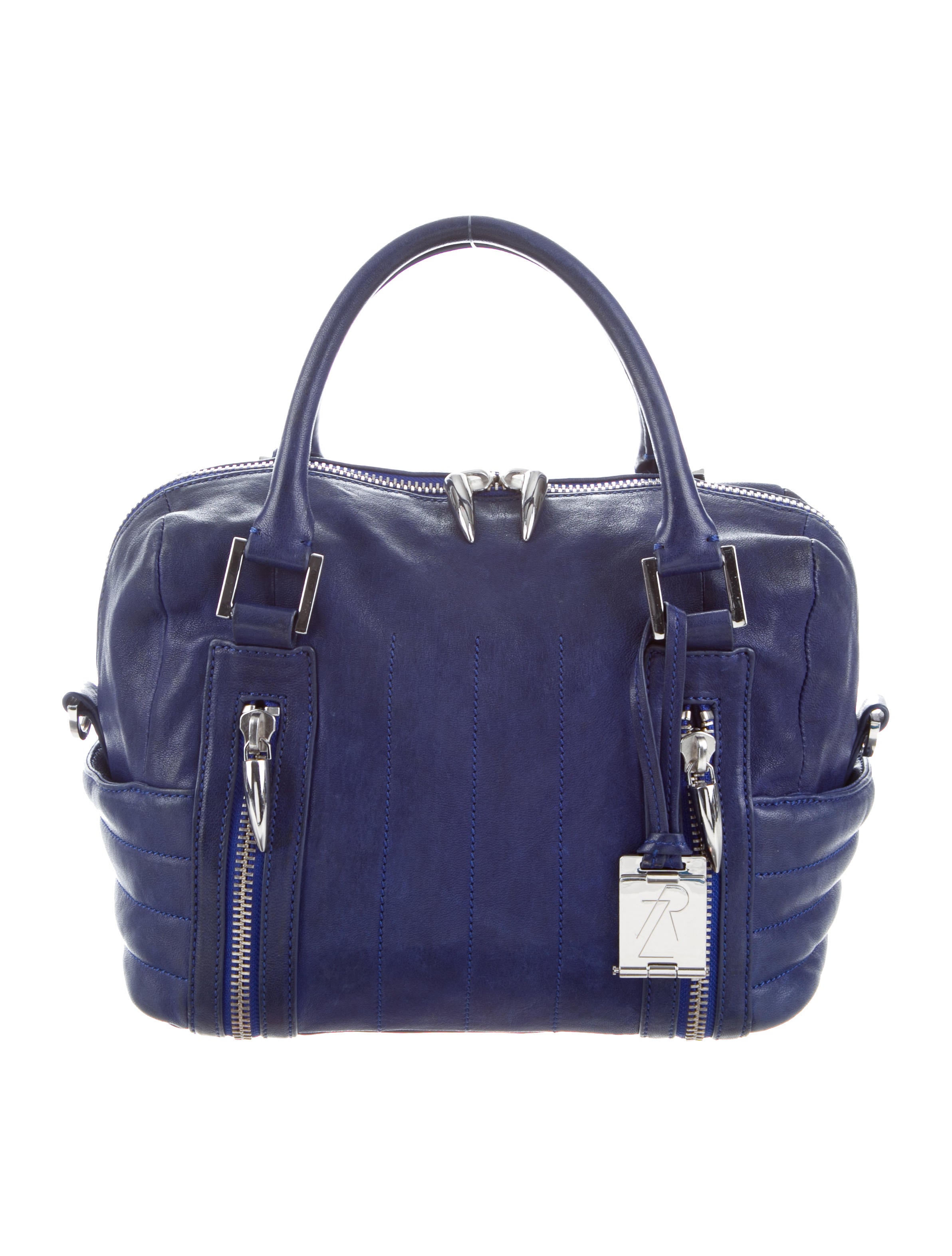 Rachel Zoe Leather Zip-Accented Bag - Handbags - WRL35798 | The RealReal