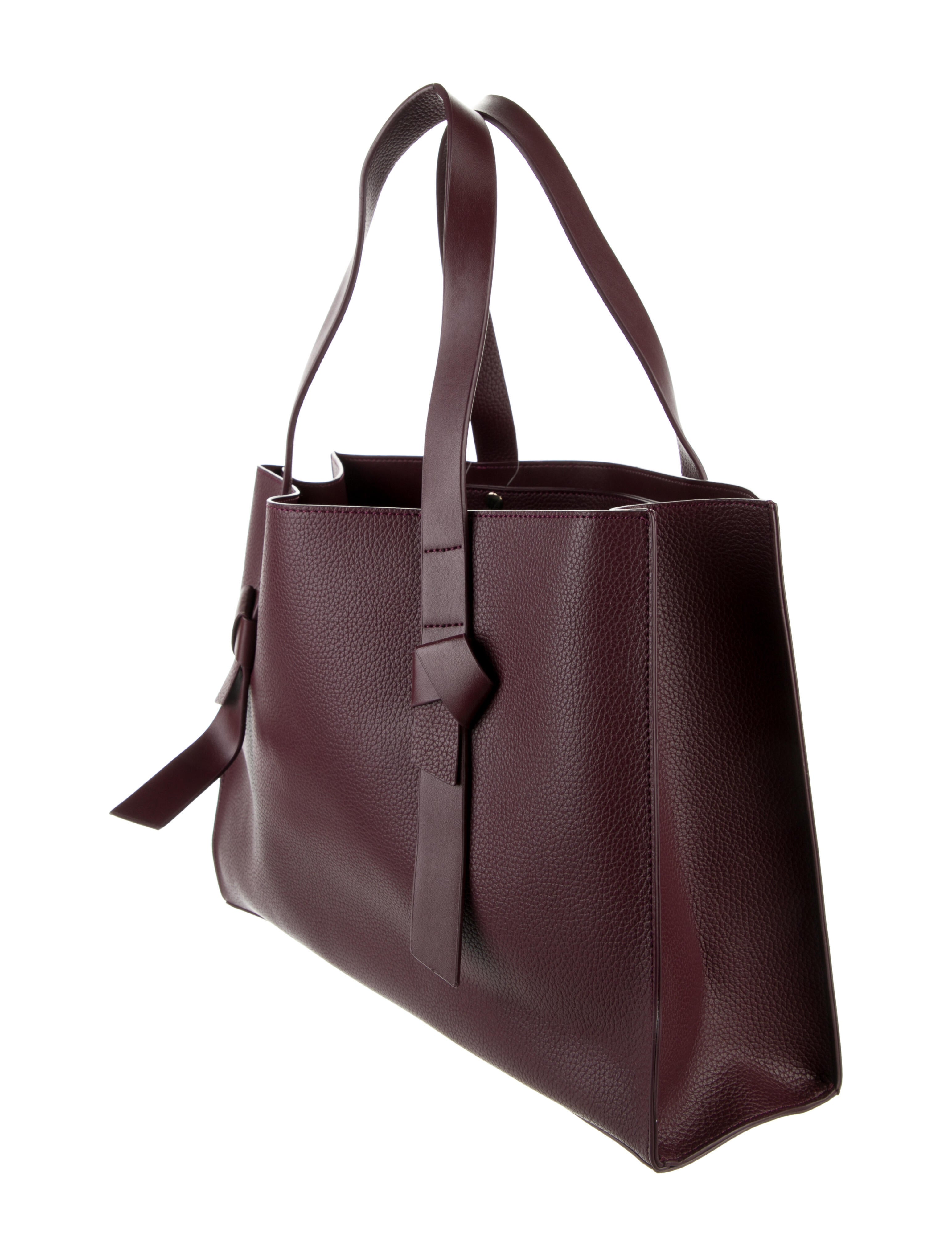 Rachel Zoe Textured Leather Tote Bag - Burgundy Totes, Handbags ...