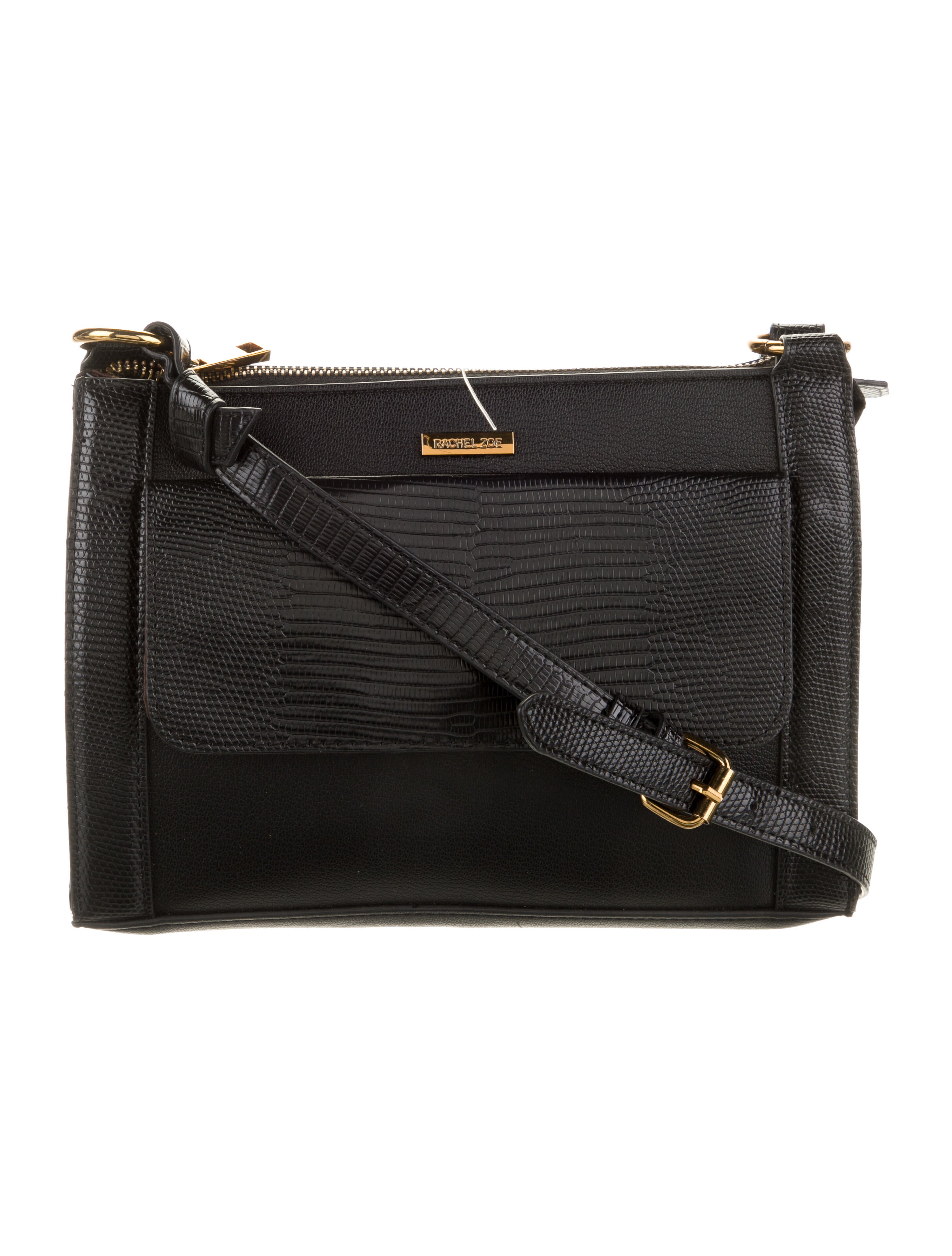 Rachel Zoe Leather Flap Shoulder Bag - Black Shoulder Bags, Handbags ...