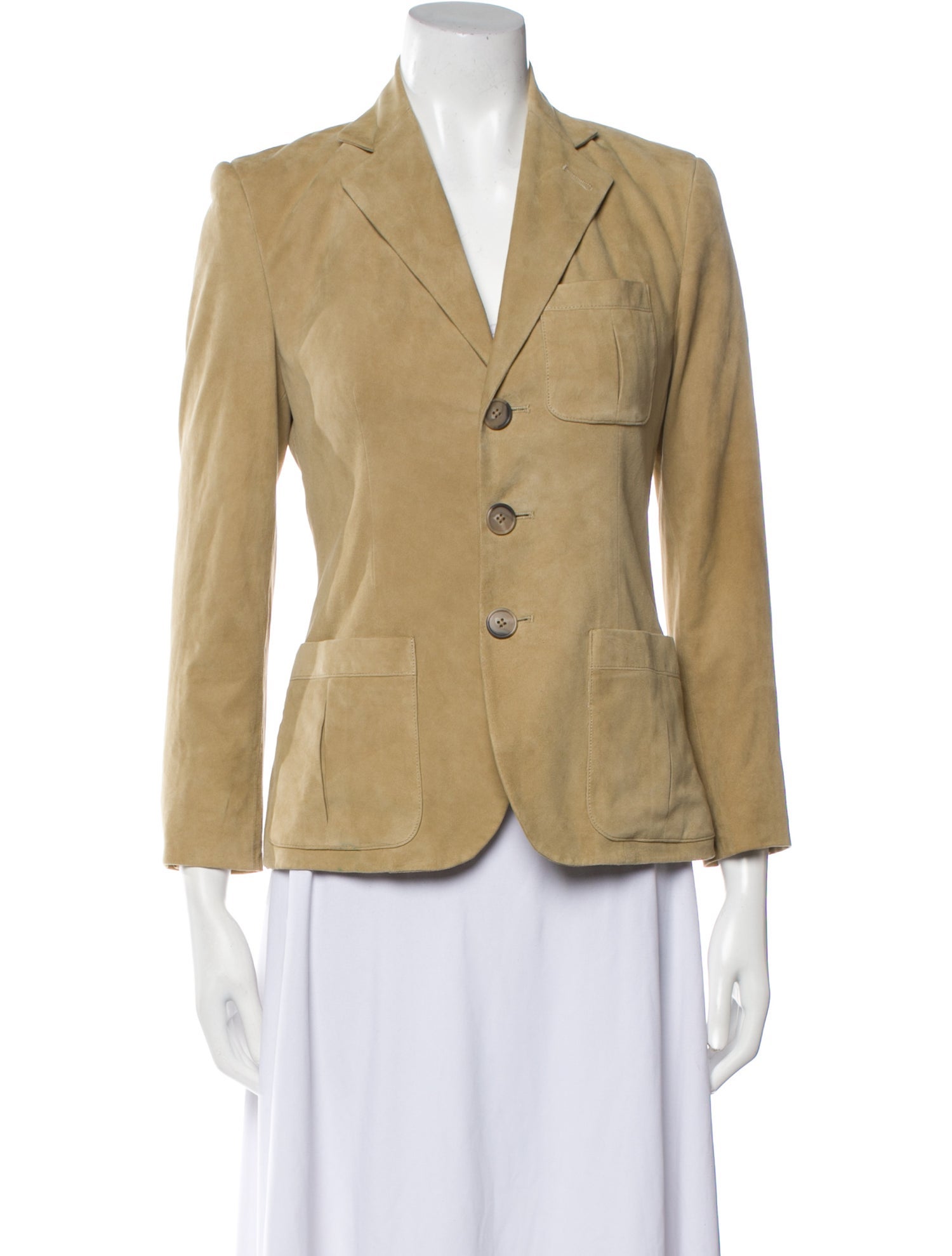 Ralph Lauren Black Label Leather Blazer - Brown Jackets, Clothing ...
