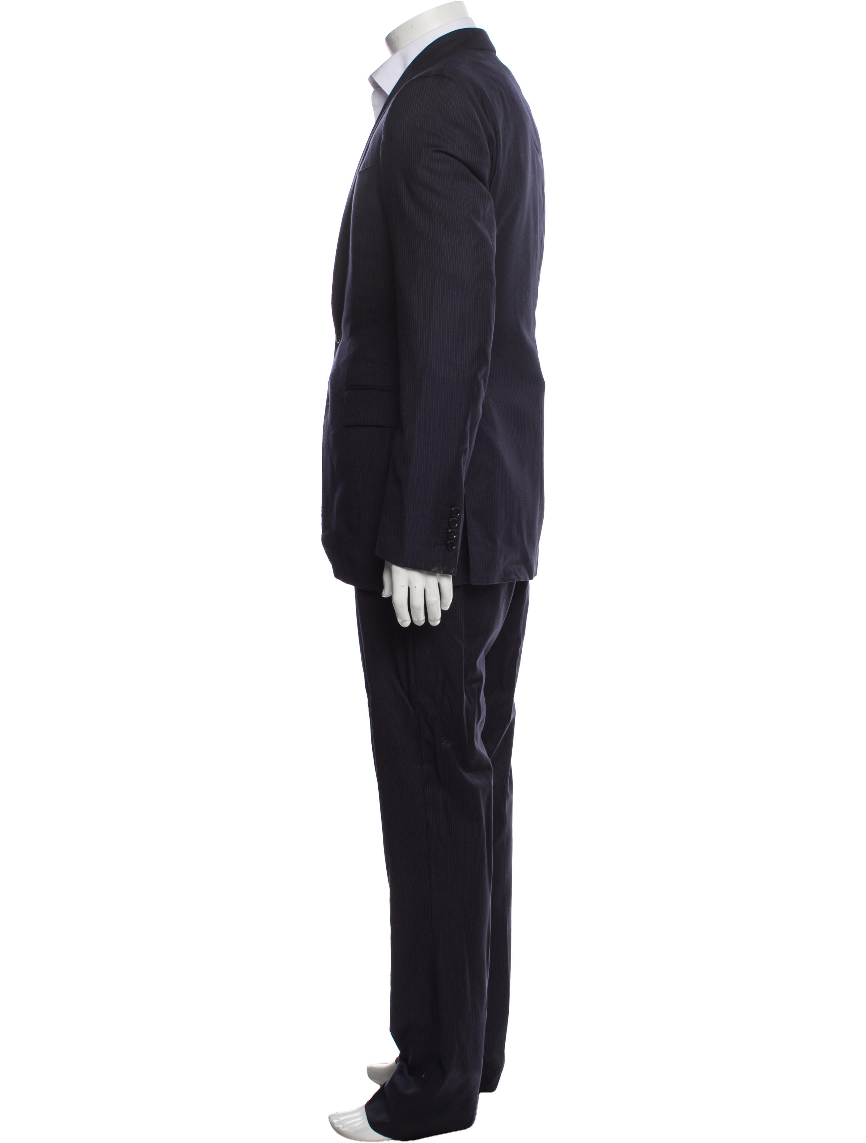 Ralph Lauren Black Label Three-Piece Suit - Blue, 10.25" Rise Suiting ...