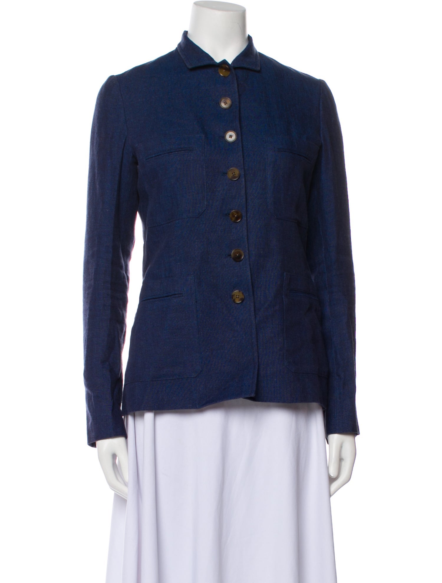 Ralph Lauren Black Label Linen Denim Jacket - Blue Jackets, Clothing ...