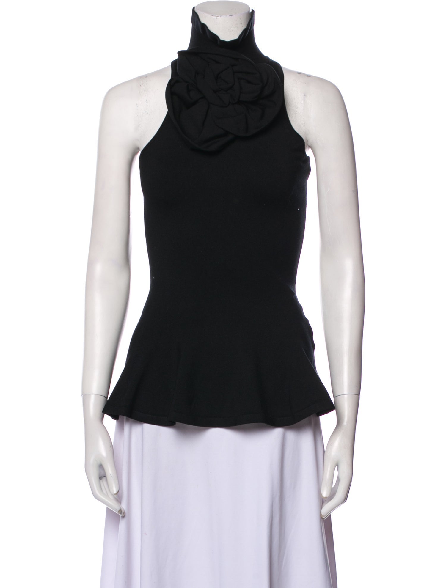 Ralph Lauren Black Label Silk Turtleneck Top - Blue Tops, Clothing ...