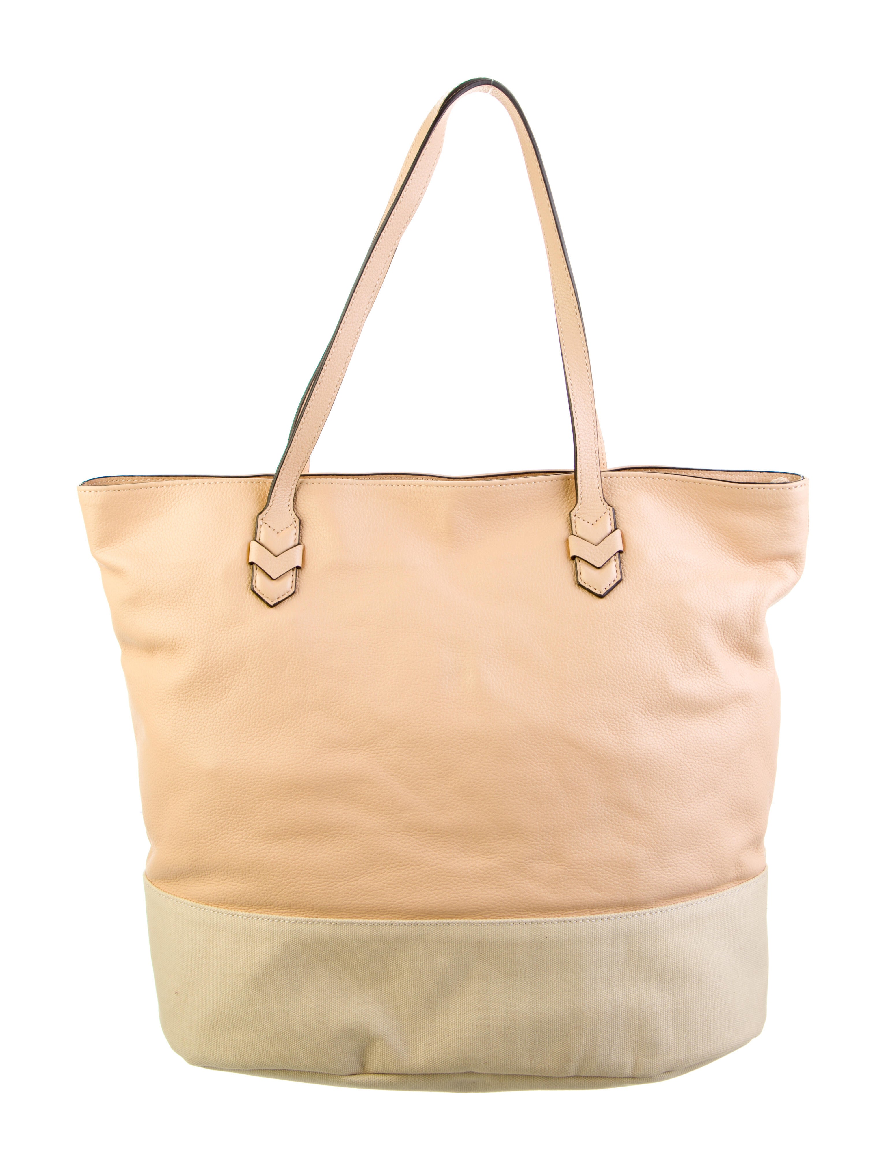 Rebecca Minkoff Leather Tote Bag - Neutrals Totes, Handbags - WRM102362 ...