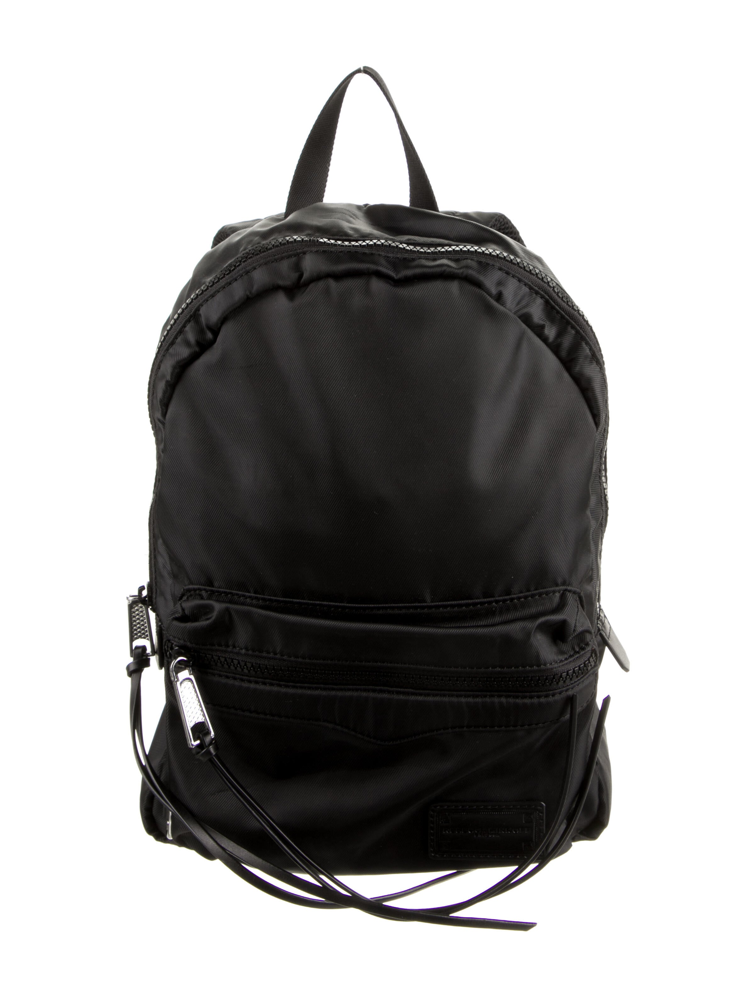 Marc Jacobs Leather Trimmed Nylon Backpack - Black Backpacks, Handbags ...
