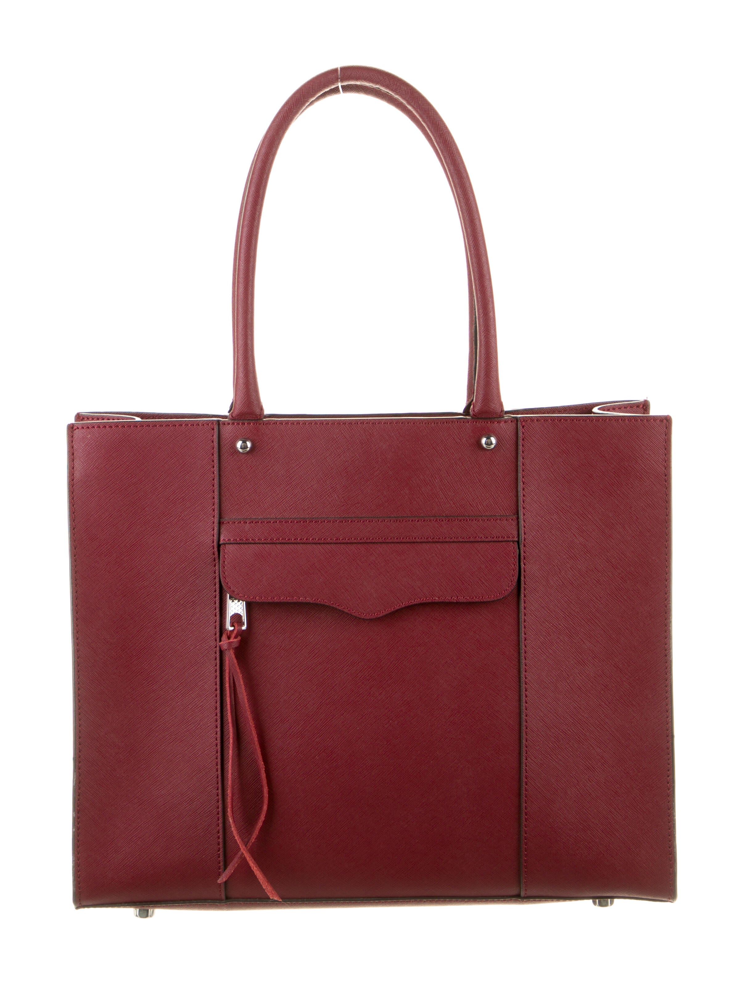 Rebecca Minkoff Leather Tote - Red Totes, Handbags - WRM108306 | The ...