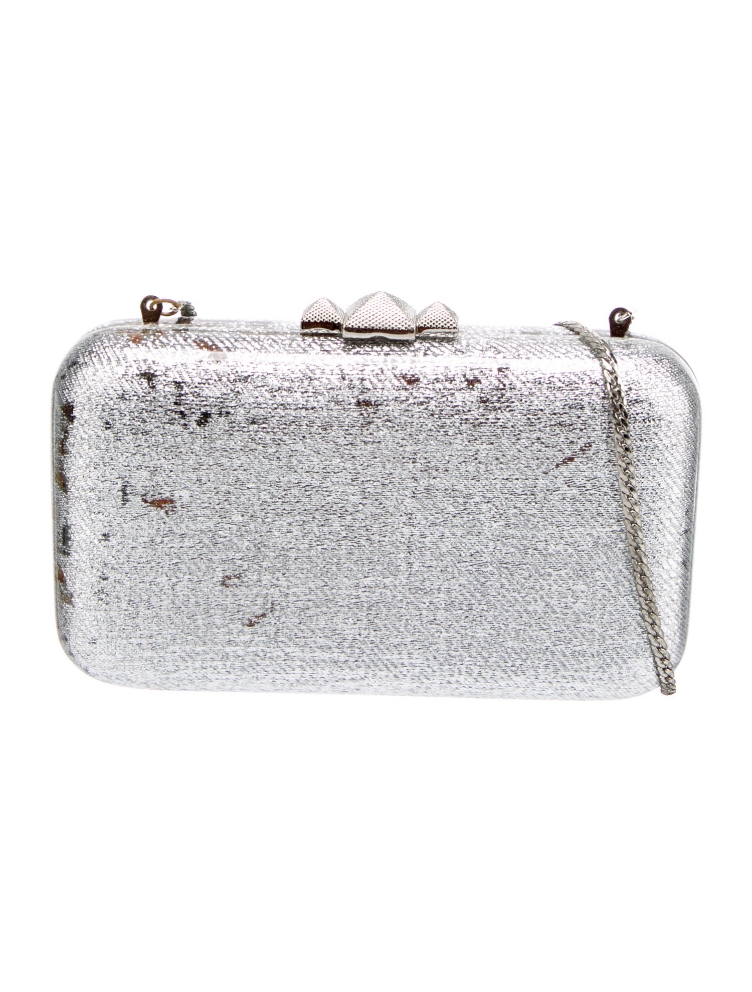 Rebecca Minkoff Acrylic Metallic Clutch - Metallic Clutches, Handbags ...