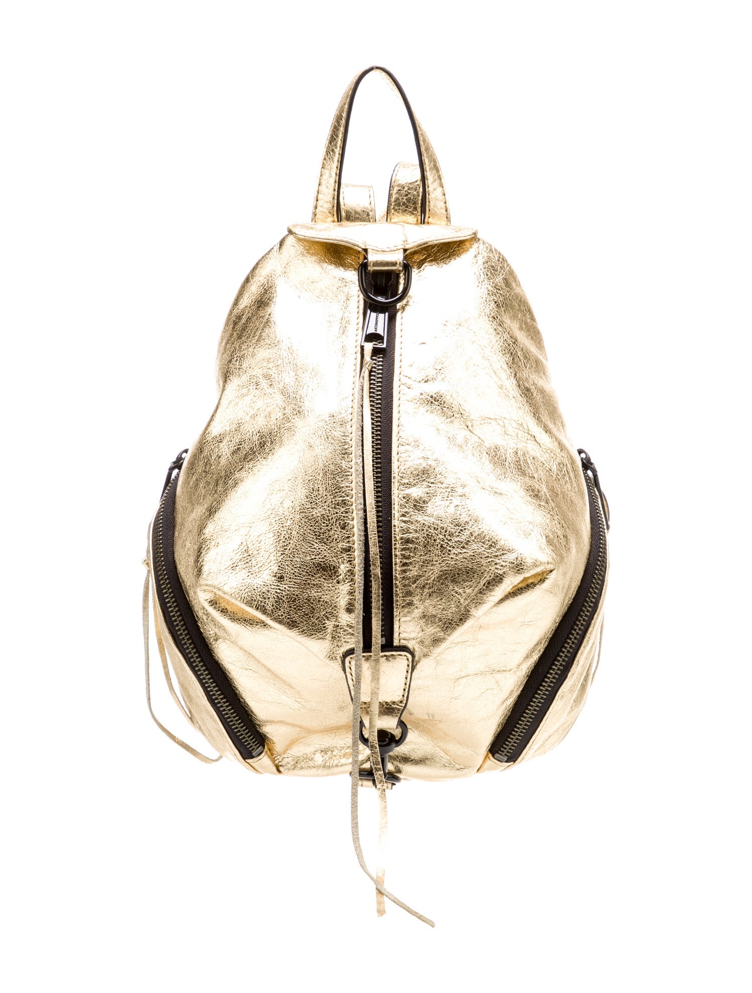 Rebecca Minkoff Solid Leather Mini Backpack - Gold Backpacks, Handbags ...
