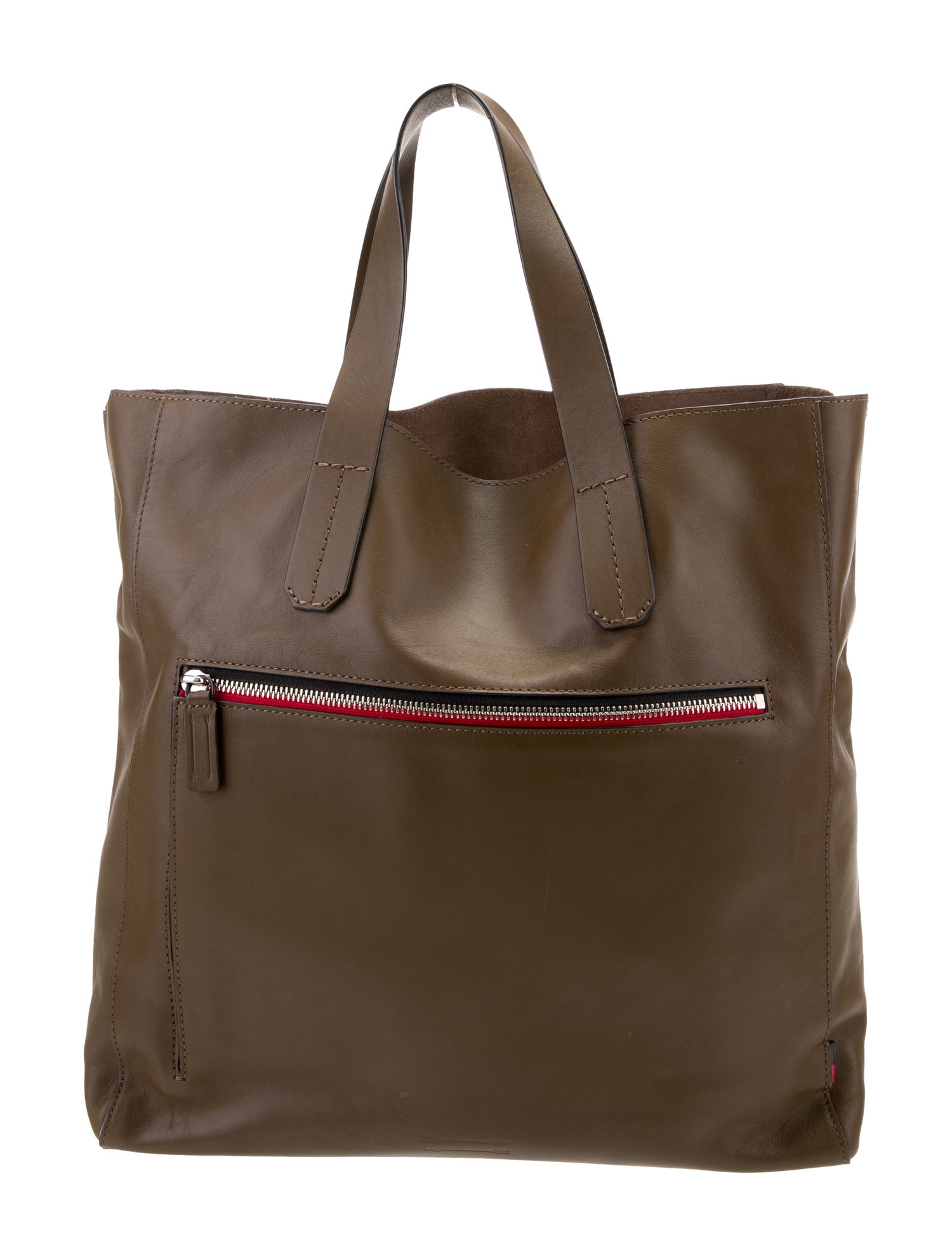 Uri Minkoff Leather Tote Bag - Brown Totes, Bags - WRMKF20378 | The ...