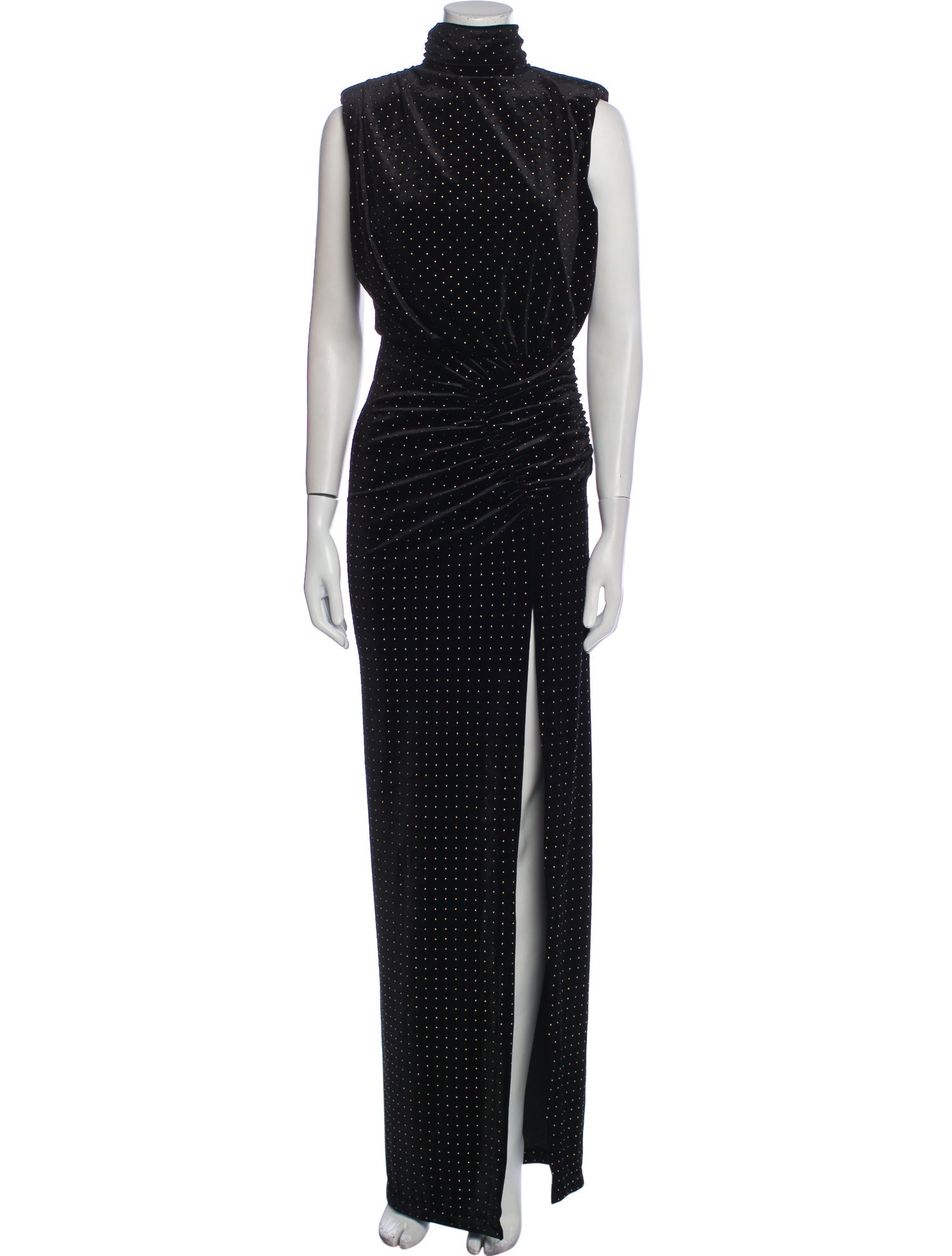 Ronny Kobo Polka Dot Print Long Dress w/ Tags - Black Dresses, Clothing ...
