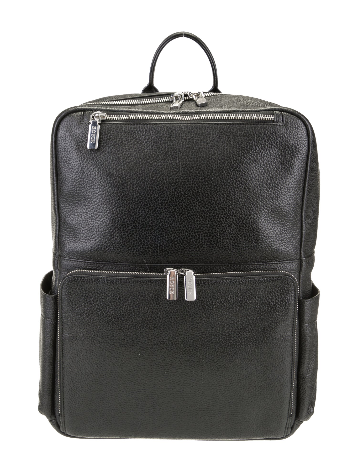 ROYCE New York Leather Backpack - Black Backpacks, Handbags ...