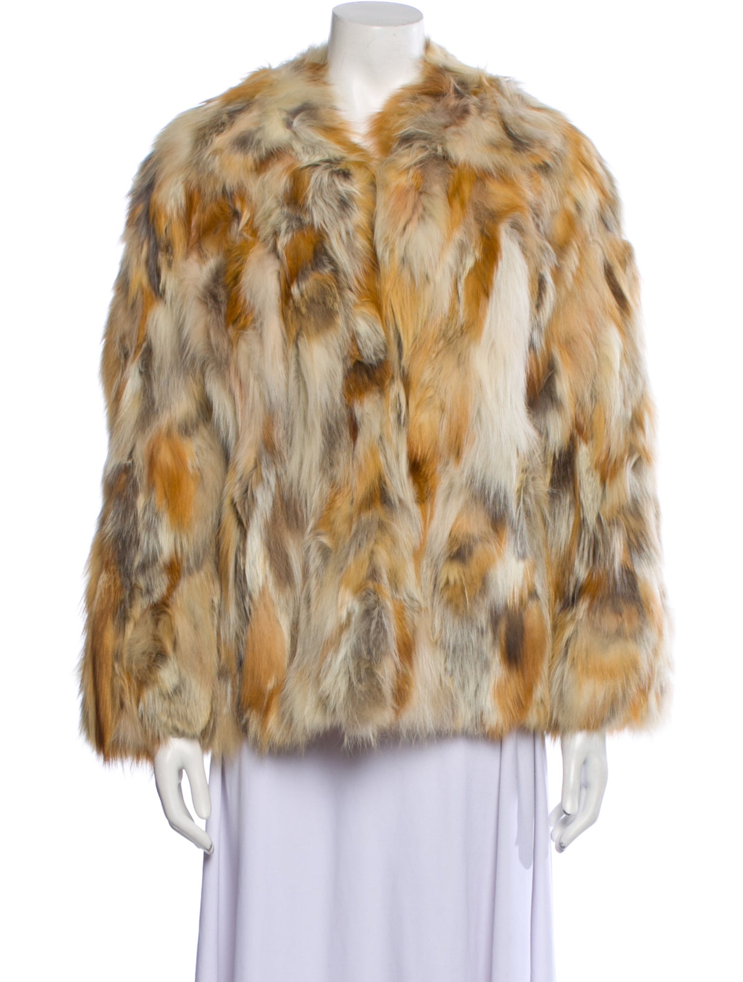 Robert Bolon Fur Animal Print Fur Coat - Neutrals Coats, Clothing ...