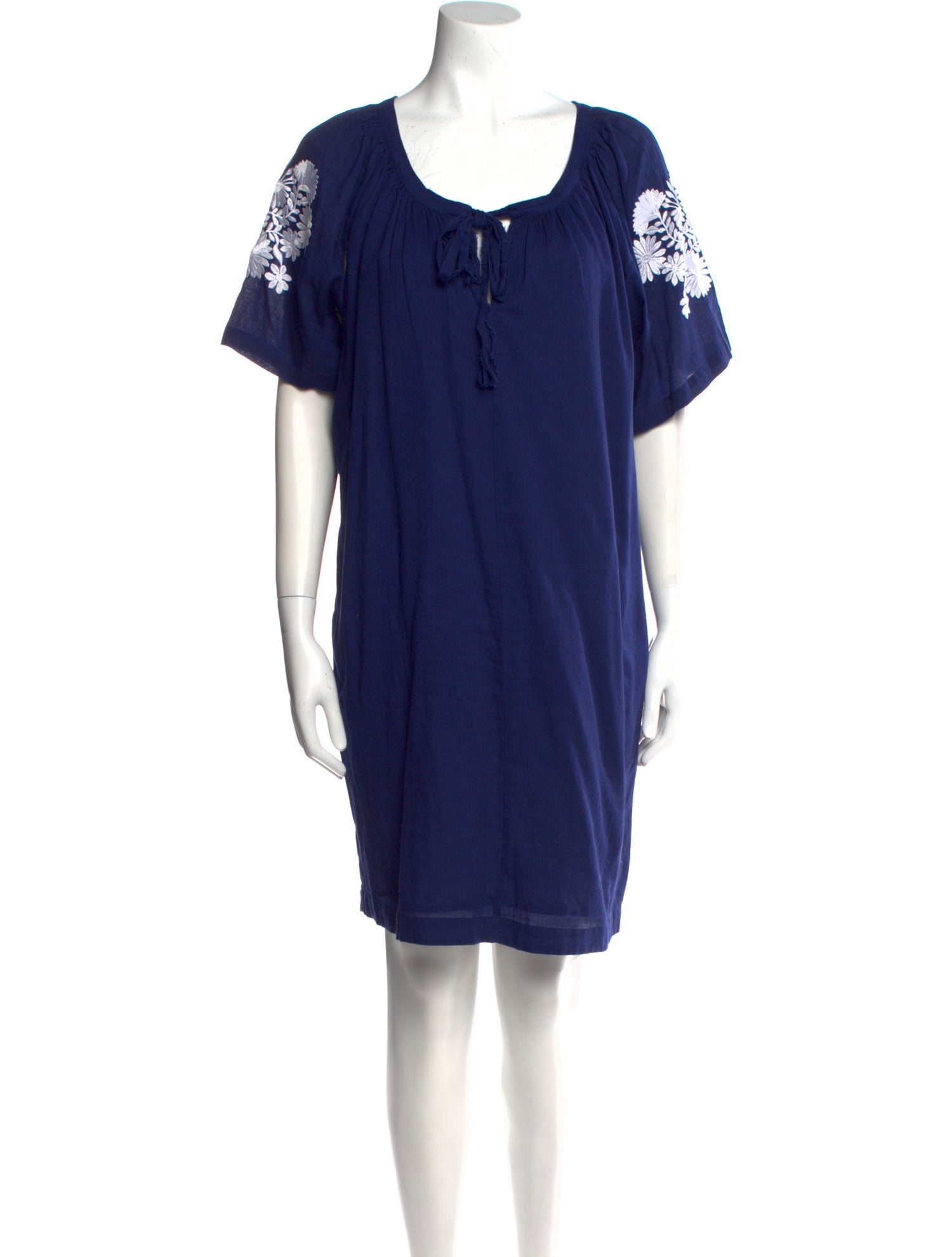 Roberta Roller Rabbit Scoop Neck Knee-Length Dress - Blue Dresses ...