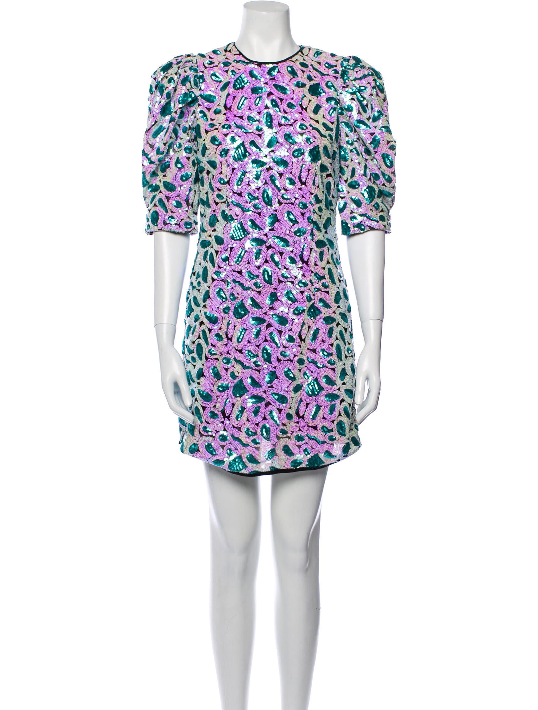 ROTATE Birger Christensen Floral Print Mini Dress - Pink Dresses ...