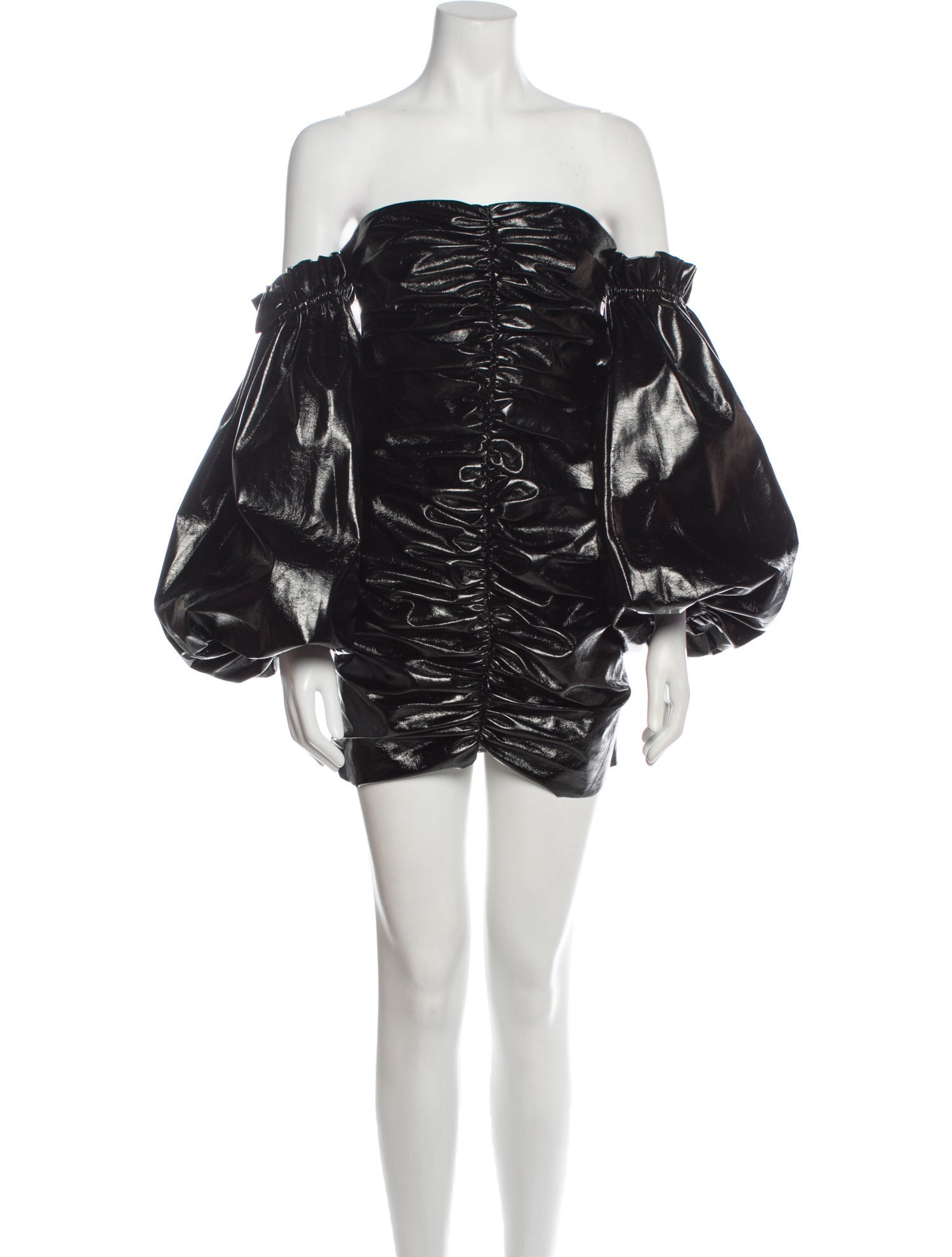 ROTATE Birger Christensen Off-The-Shoulder Mini Dress - Black Dresses ...