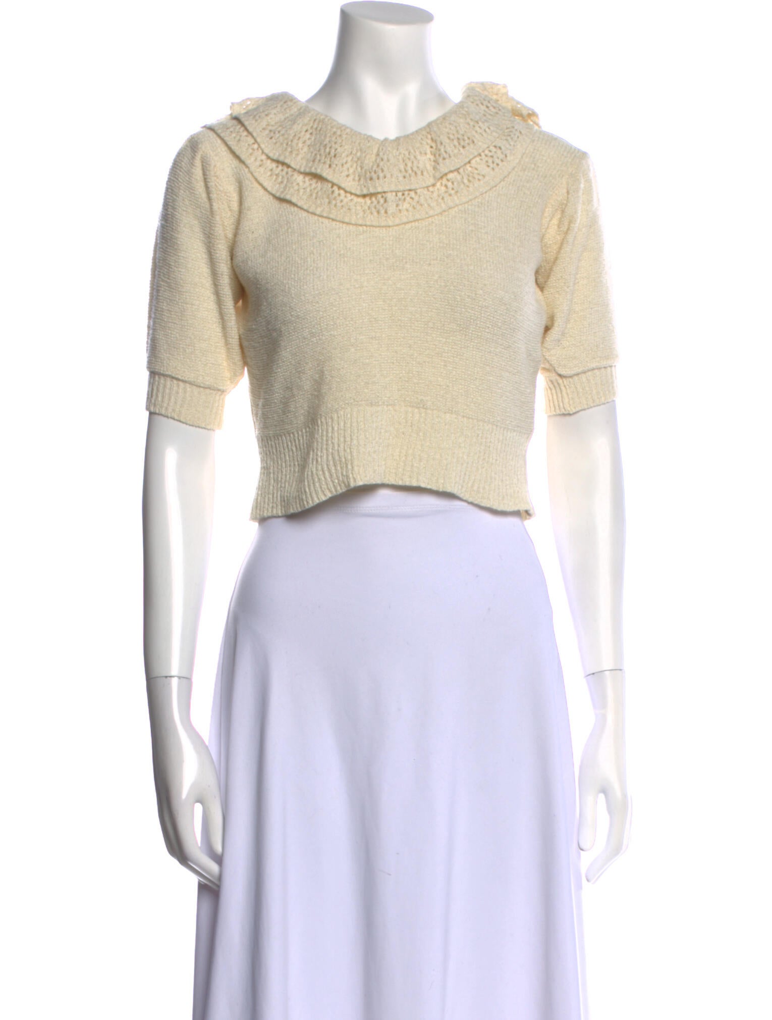 Rouje Crew Neck Sweater - Neutrals Knitwear, Clothing - WROUJ24027 ...