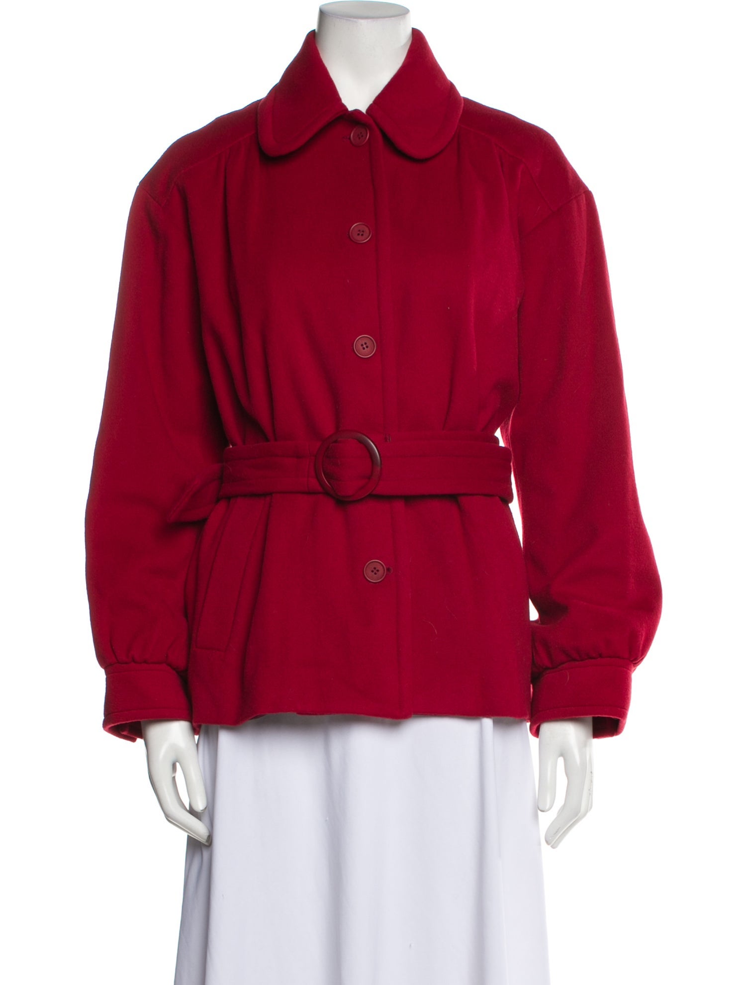 Rouje Wool Utility Jacket - Red Jackets, Clothing - WROUJ27541 | The ...