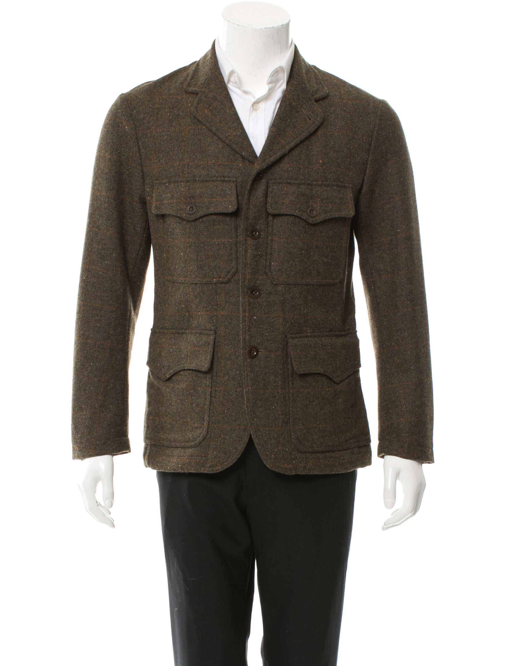 RRL & Co. Windowpane Wool Jacket - Clothing - WRRLL20242 | The RealReal