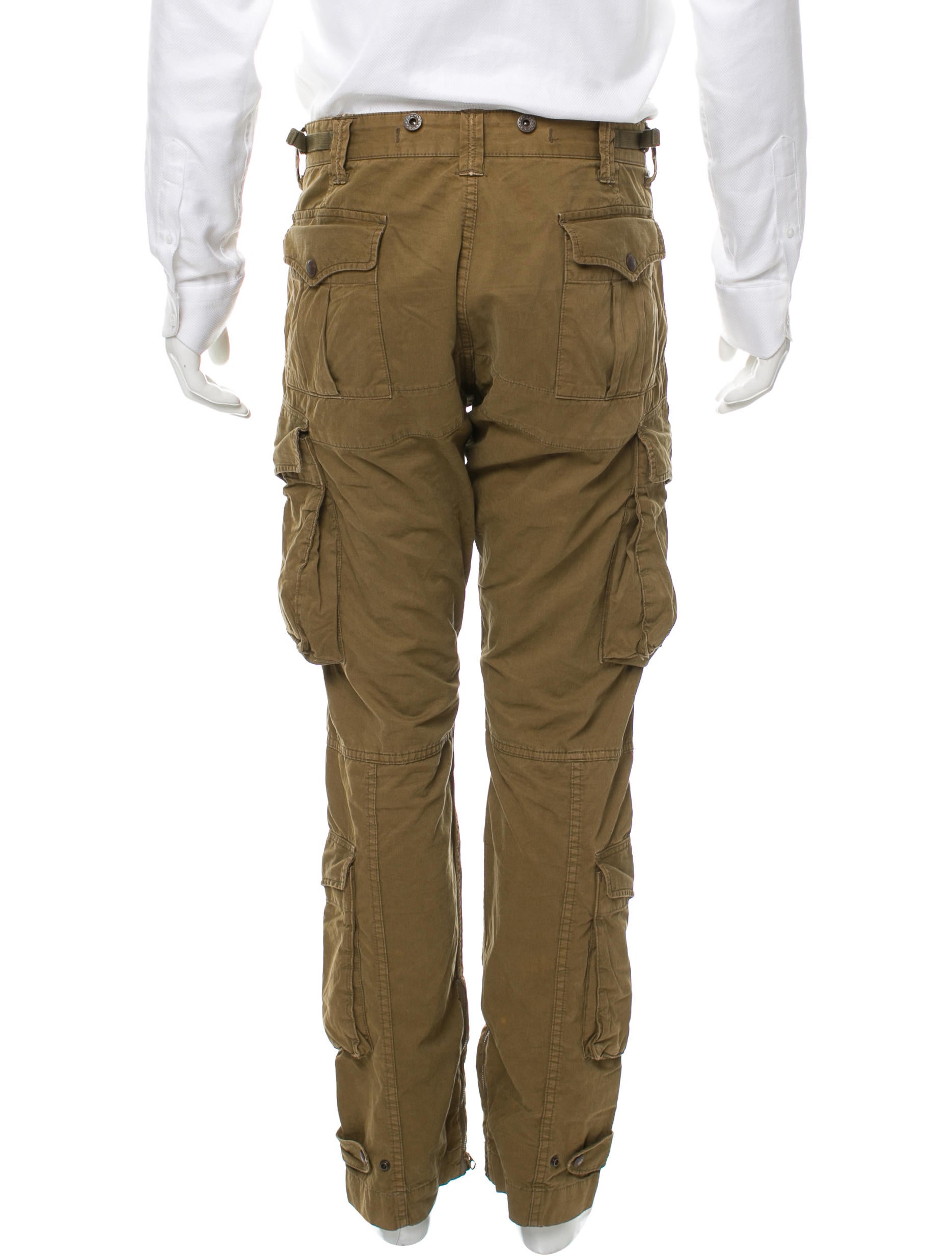 RRL & Co. Flat Front Cargo Pants - Clothing - WRRLL20364 | The RealReal