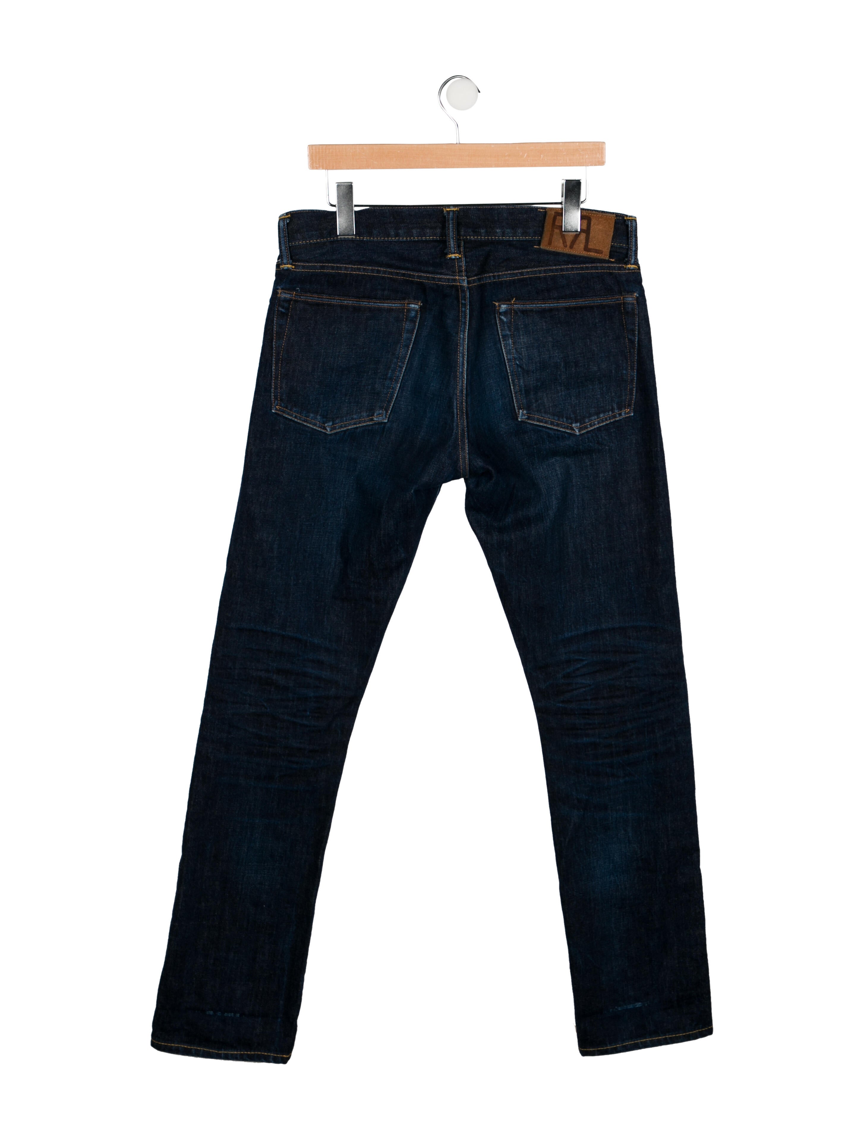 RRL & Co. Straight-Leg Jeans - Blue, 9.75" Rise Jeans, Clothing ...