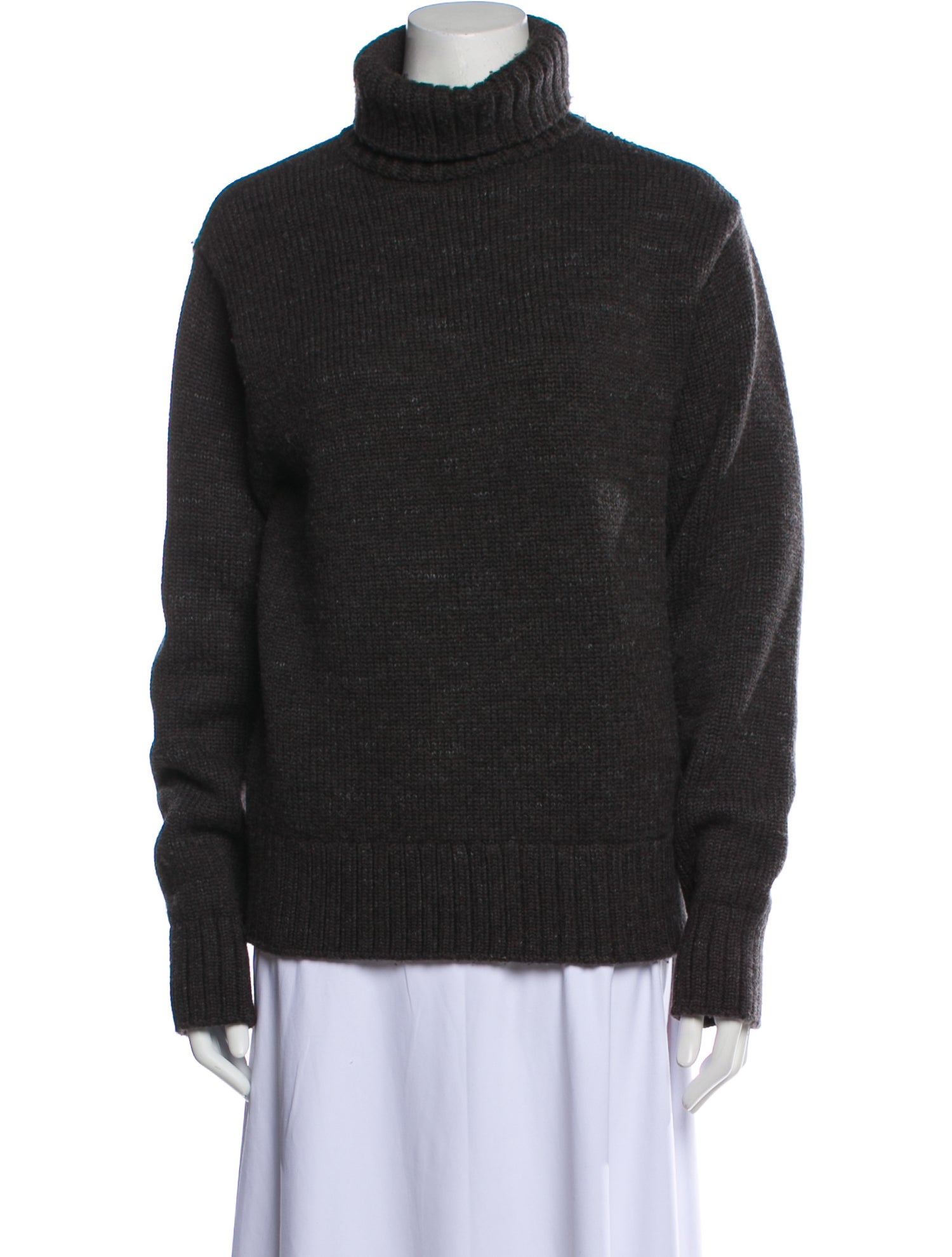 RRL & Co. Turtleneck Sweater - Black Knitwear, Clothing - WRRLL29766 ...