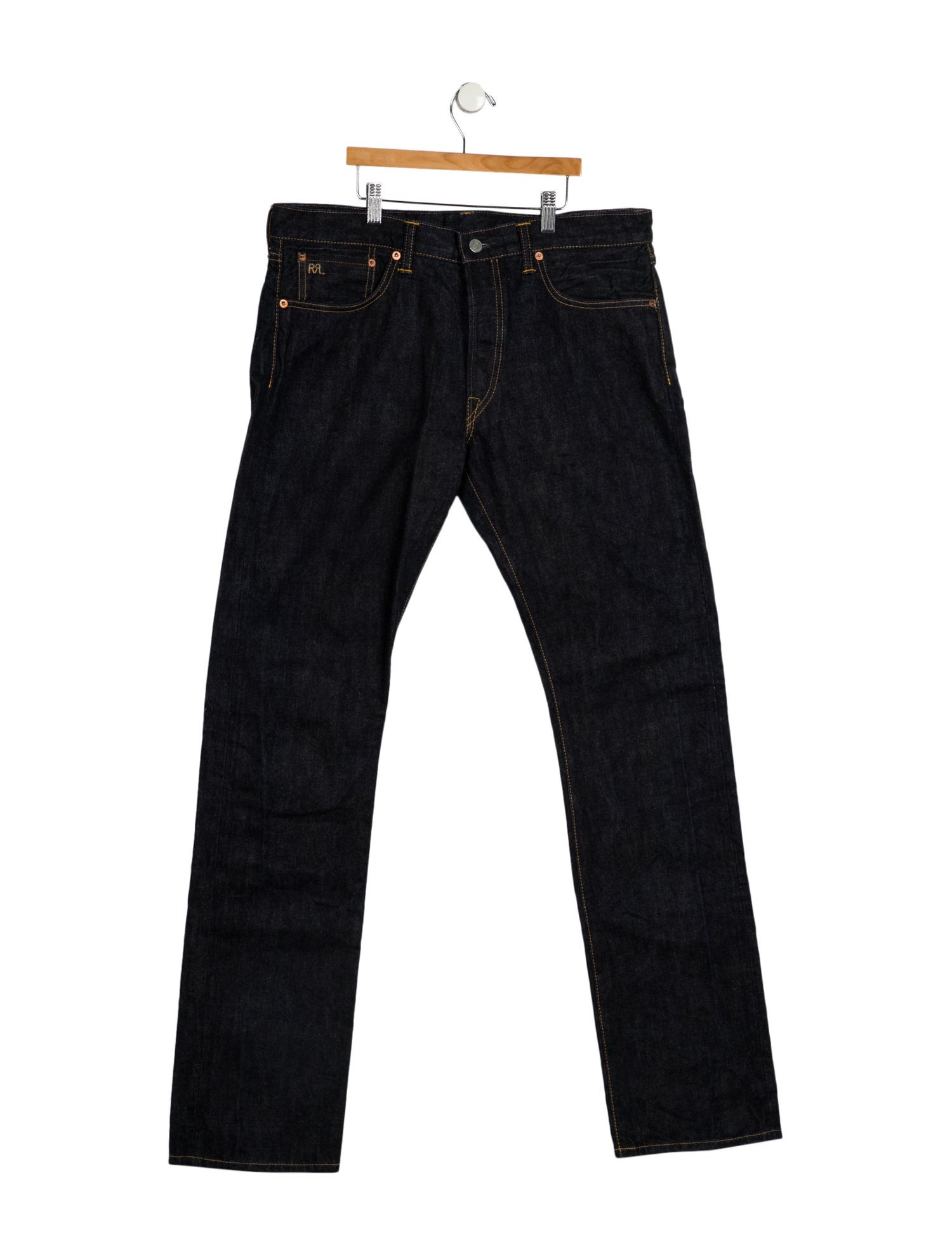 RRL & Co. Skinny Jeans - Blue, 10.75" Rise Jeans, Clothing - WRRLL29890 ...