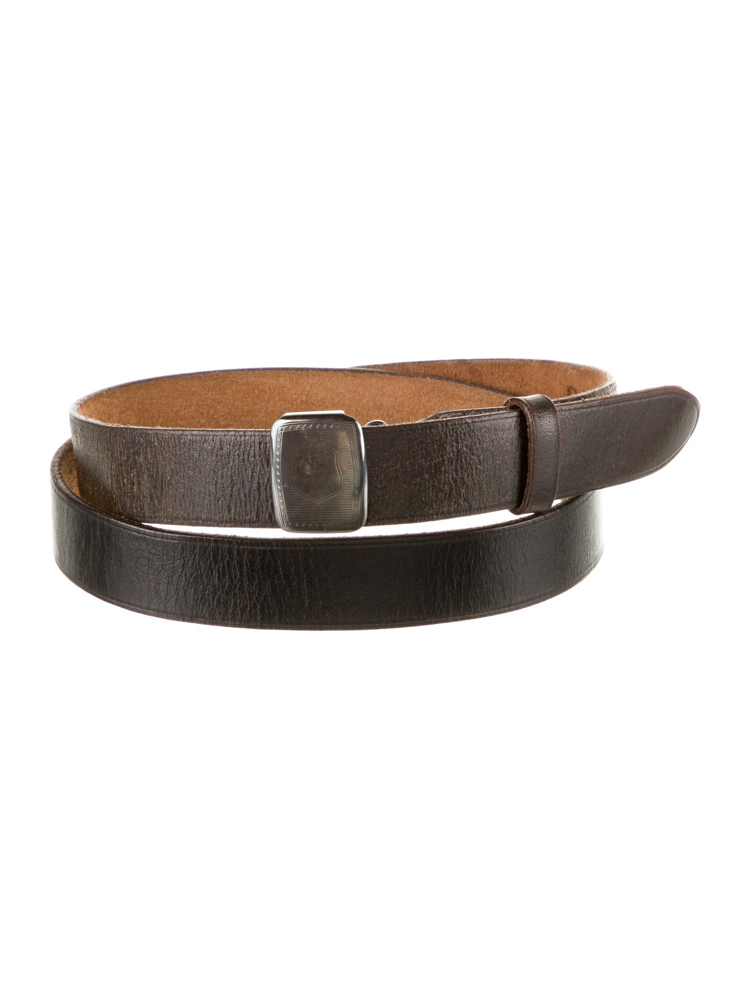 RRL & Co. Leather Waist Belt - Brown Belts, Accessories - WRRLL30123 ...
