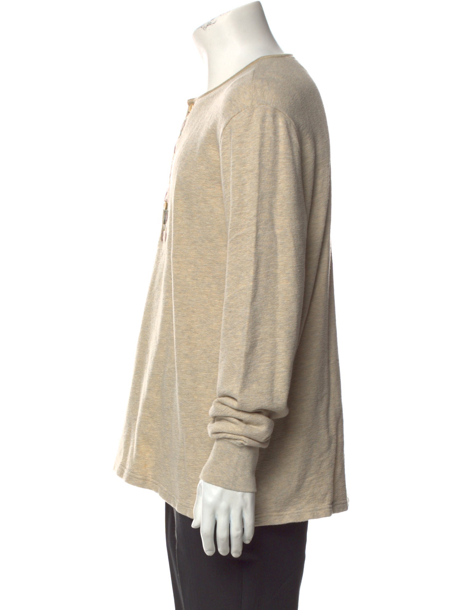 Loewe Beaded Logo Graphic Print Pullover - Neutrals Sweaters, Clothing ...