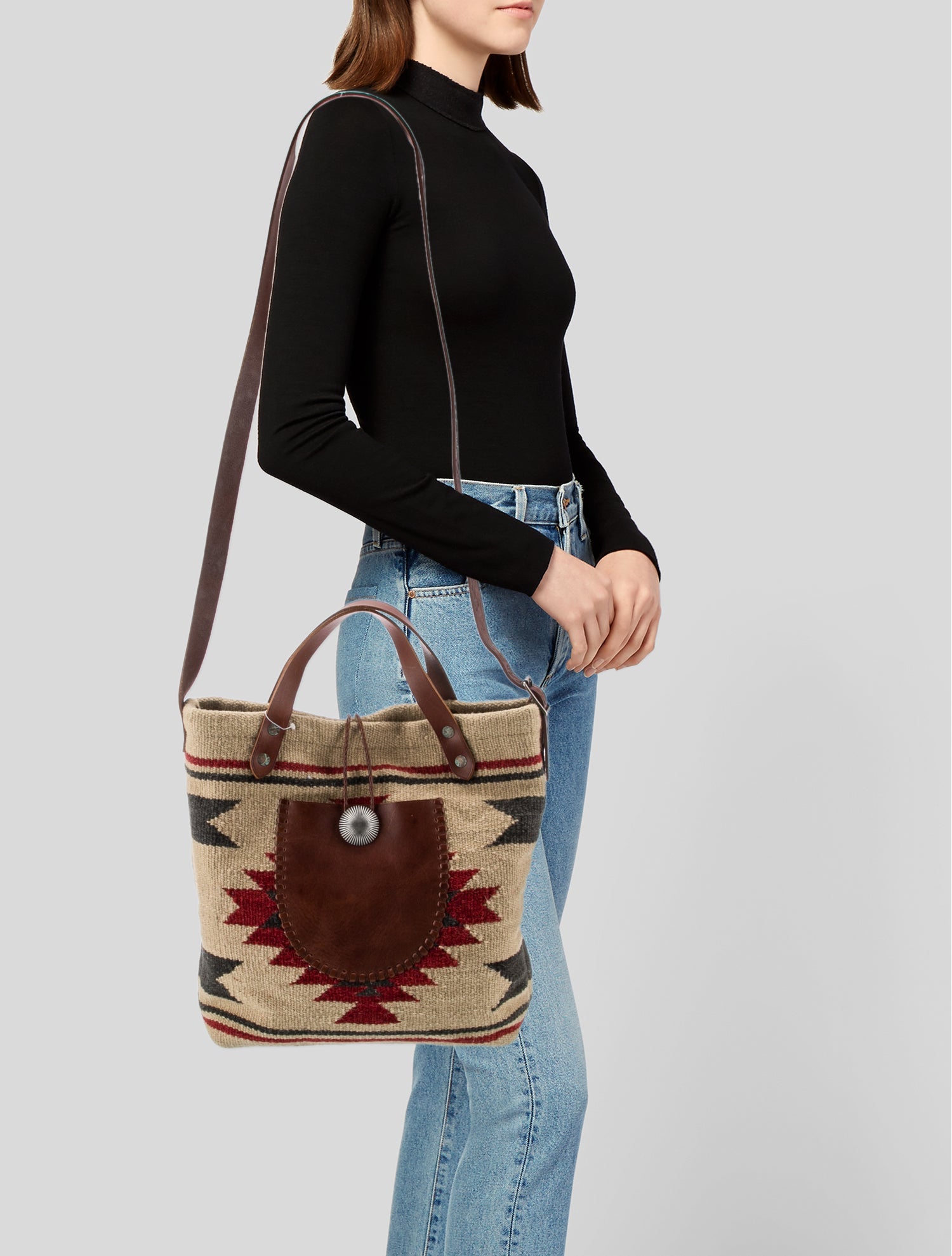 RRL & Co. Wool Bucket Bag - Neutrals Totes, Handbags - WRRLL32568 | The ...