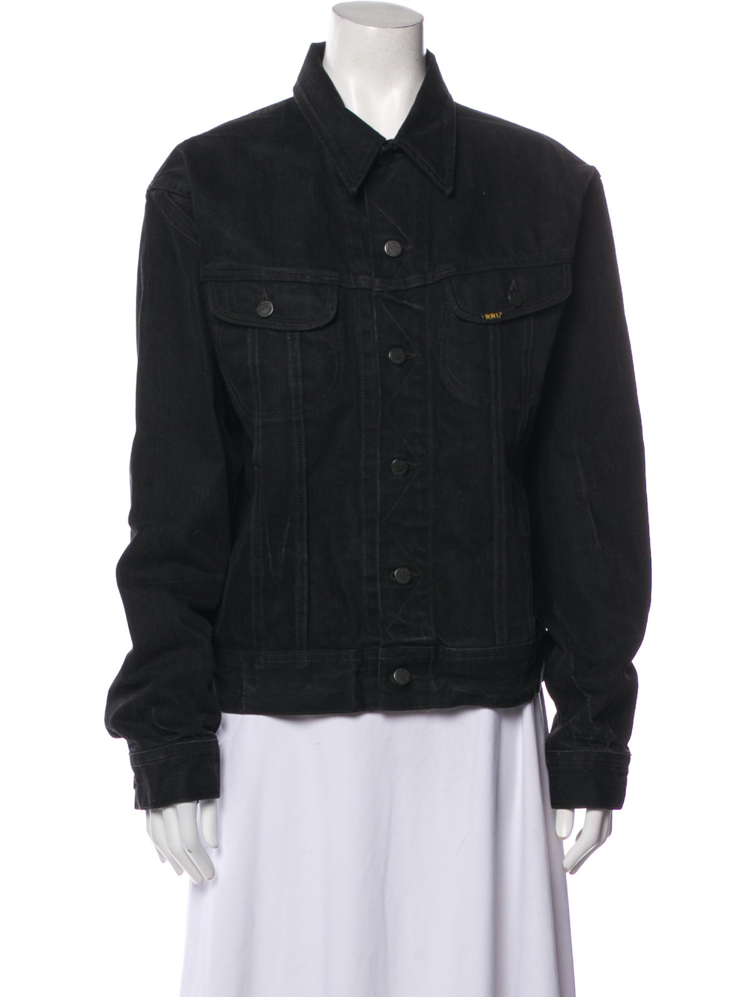 RRL & Co. Denim Jacket - Black Jackets, Clothing - WRRLL33182 | The ...