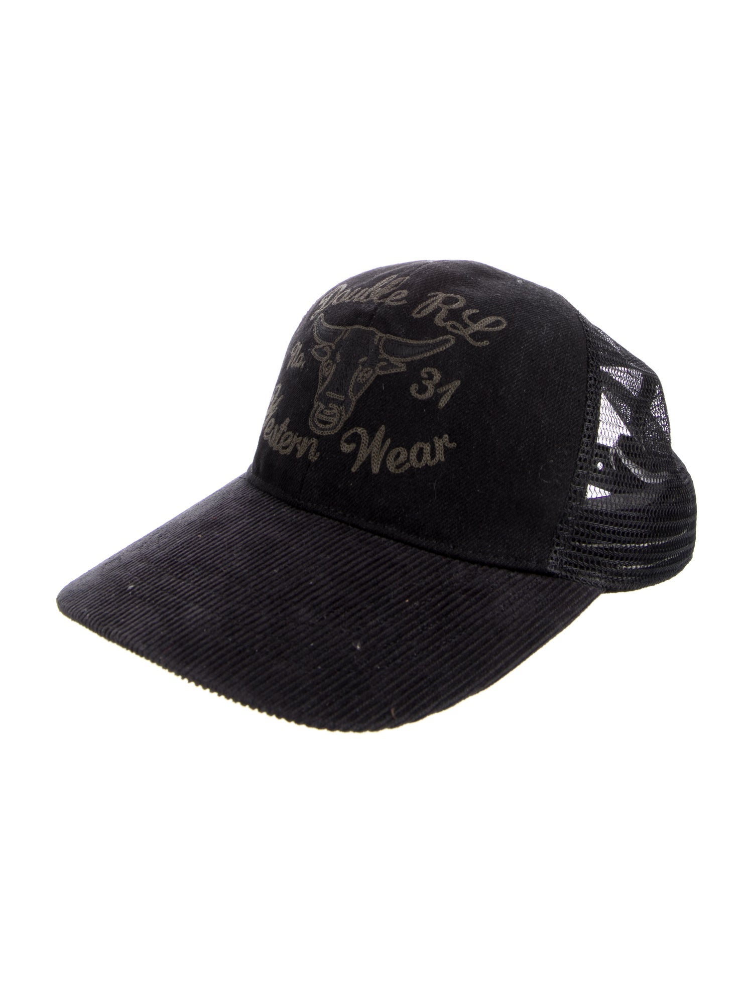 RRL & Co. Trucker Hat - Black Hats, Accessories - WRRLL33756 | The RealReal