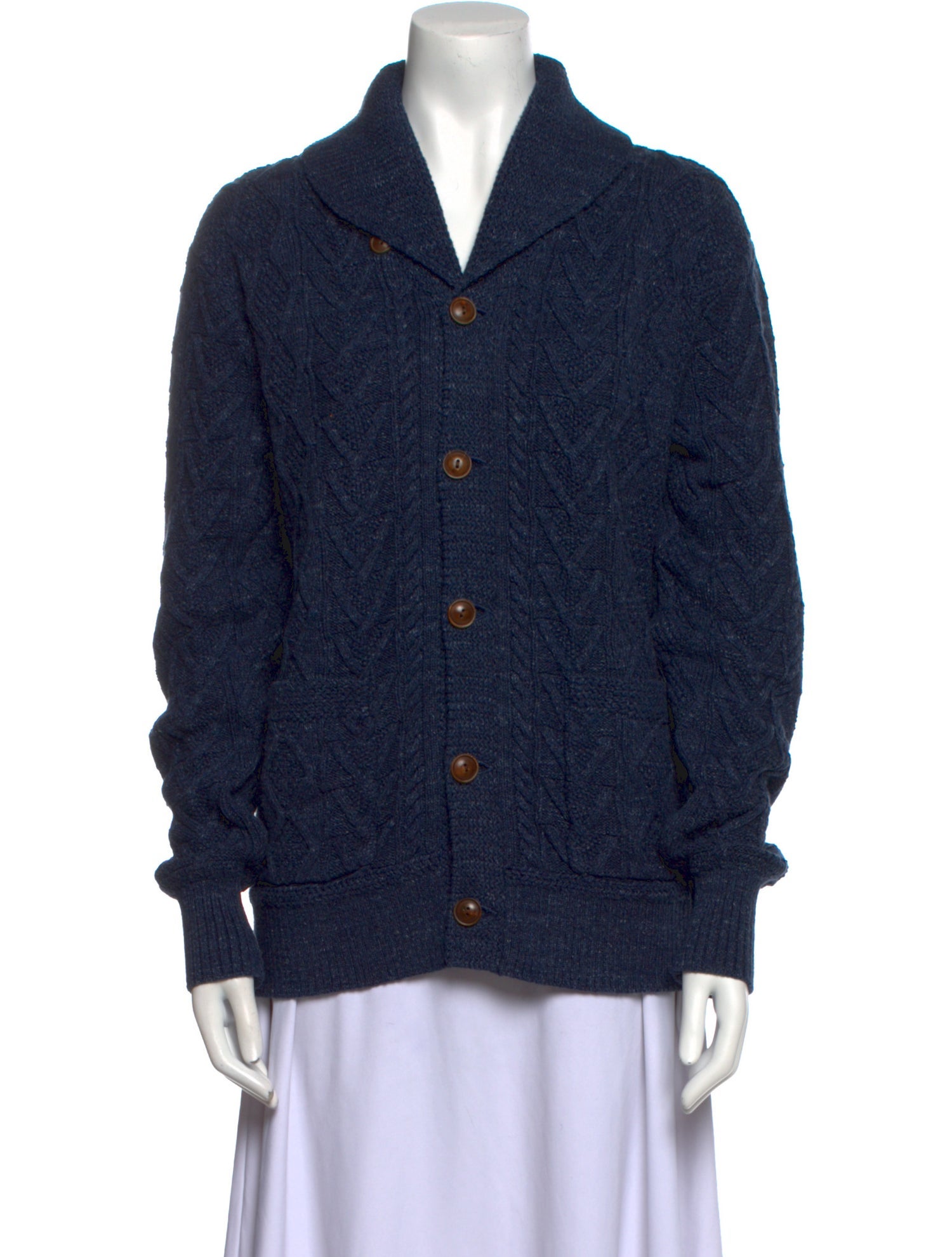 RRL & Co. Sweater w/ Tags - Blue Knitwear, Clothing - WRRLL34080 | The ...