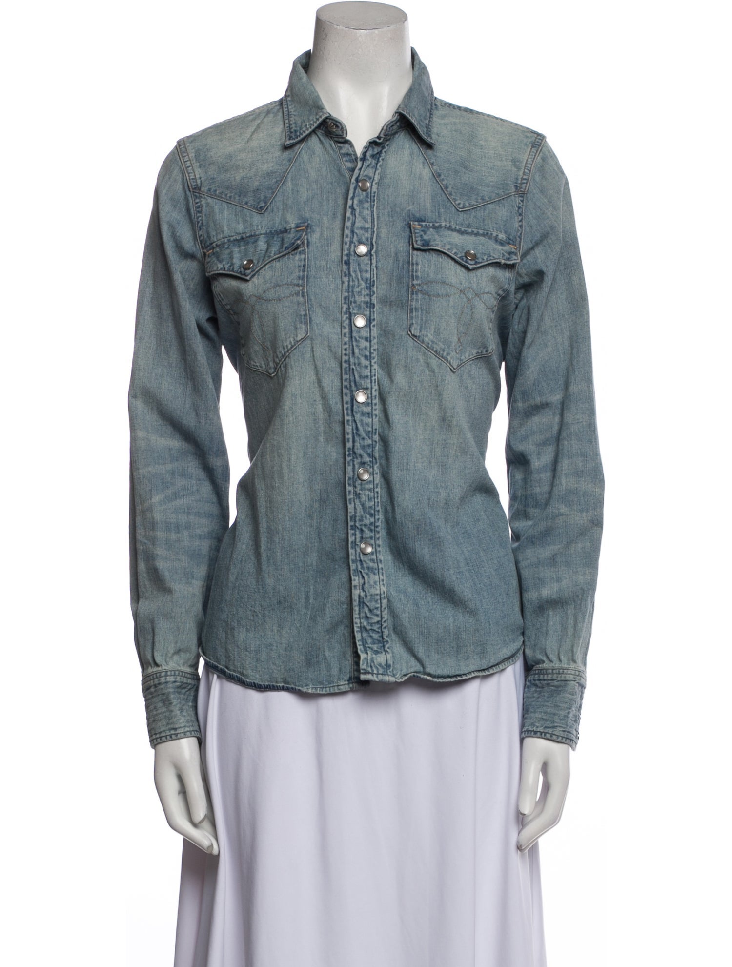 RRL & Co. Denim Jacket - Blue Jackets, Clothing - WRRLL34521 | The RealReal